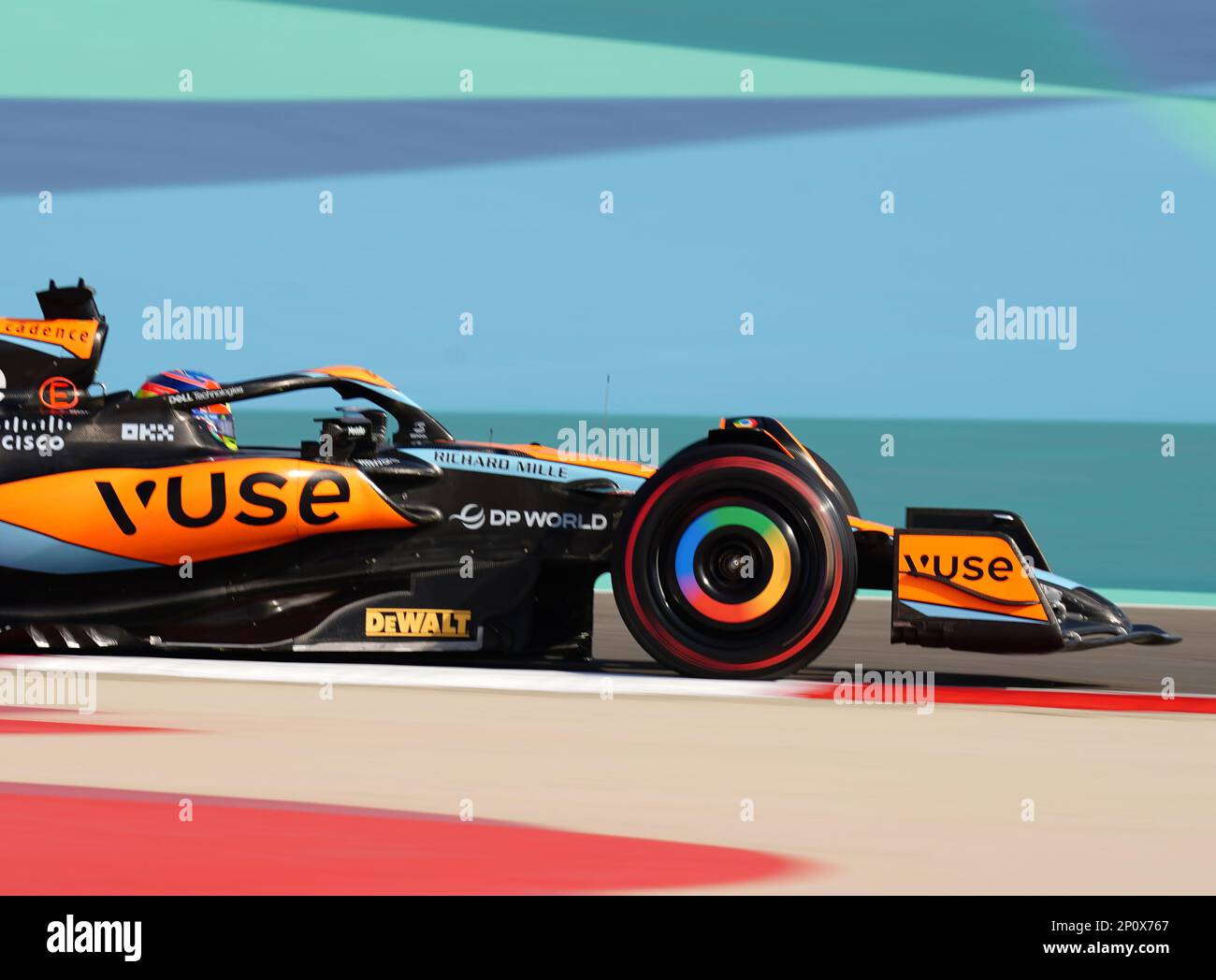 McLaren's Oscar Piastri during practice day of the Bahrain Grand Prix ...