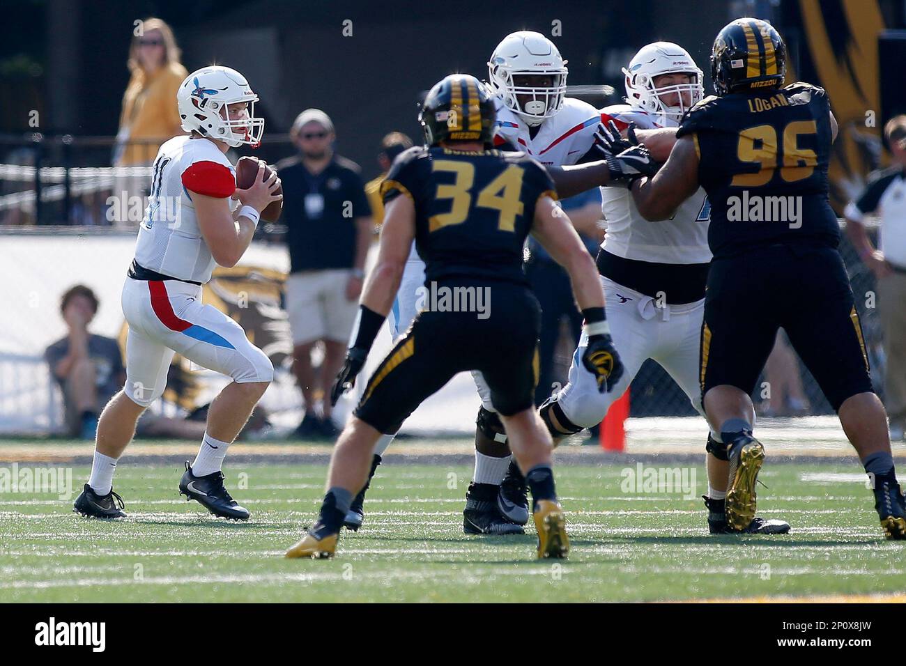 24 SEP 2016: Delaware State Hornets quarterback Daniel Epperson (11 ...