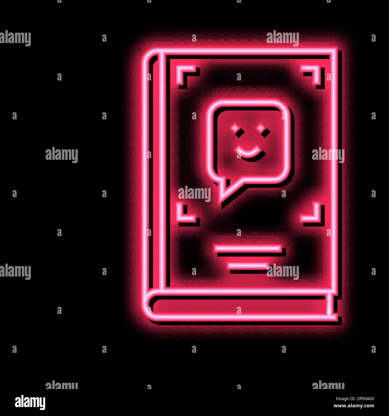 humor genre neon glow icon illustration Stock Vector Image & Art - Alamy