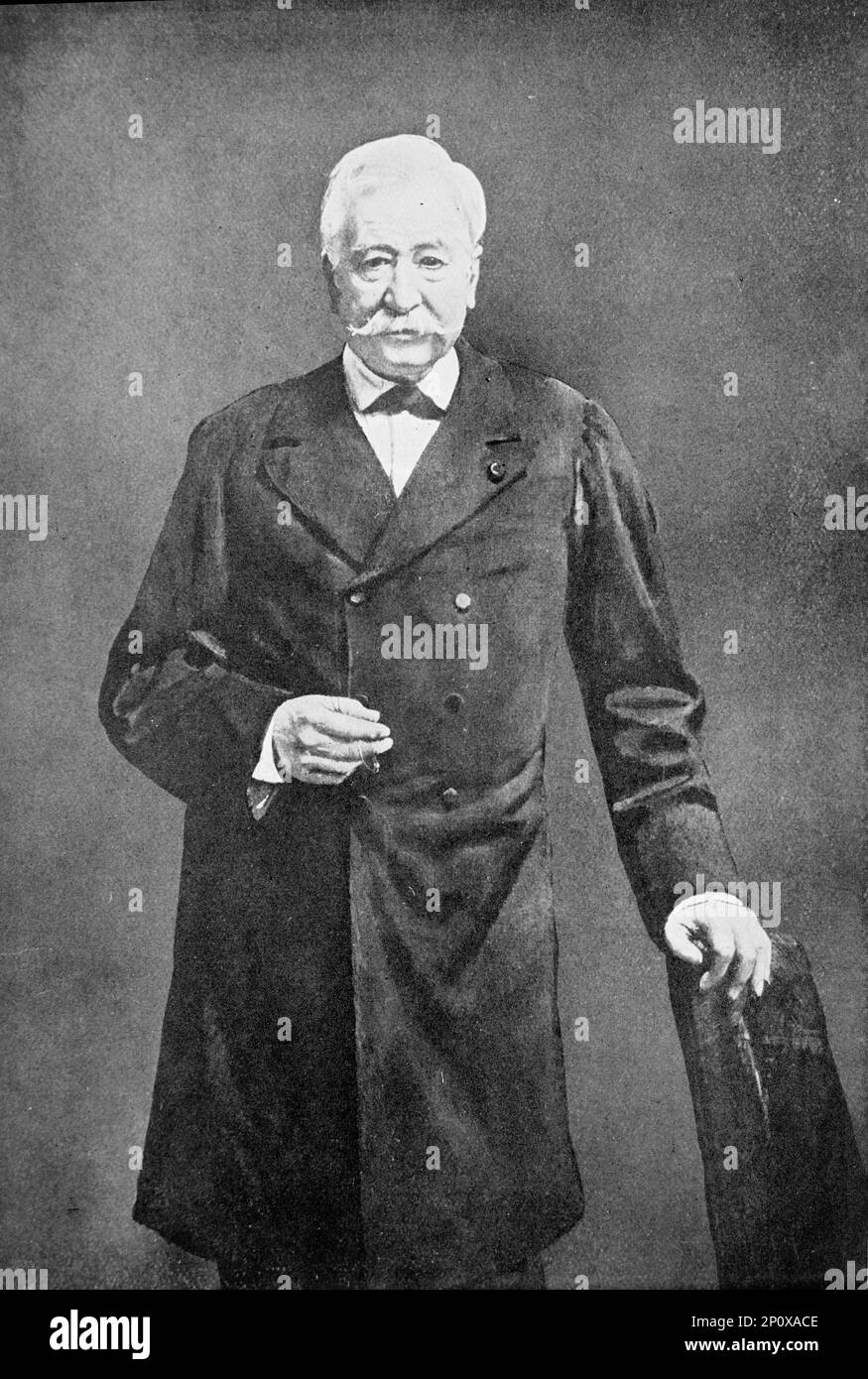 Ferdinand de Lesseps, 1914. Designer of a Panama Canal project, and ...