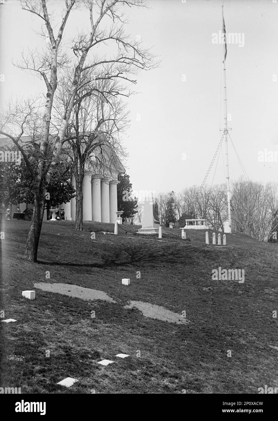 Major Pierre L'Enfant of France, Views of Tomb And of Mansion, from ...