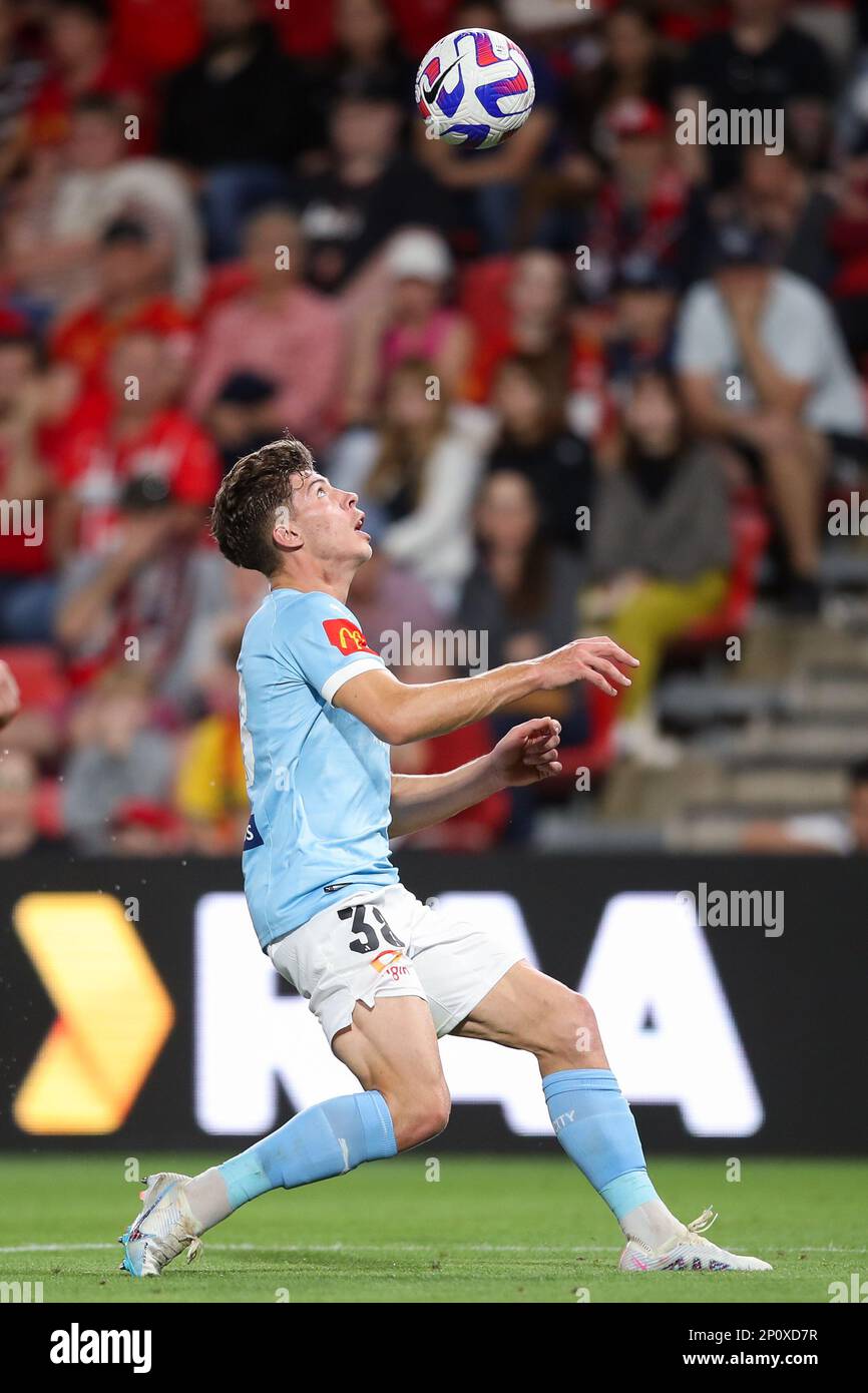 Jordan Bos of Melbourne City during the A-League Men's soccer match ...