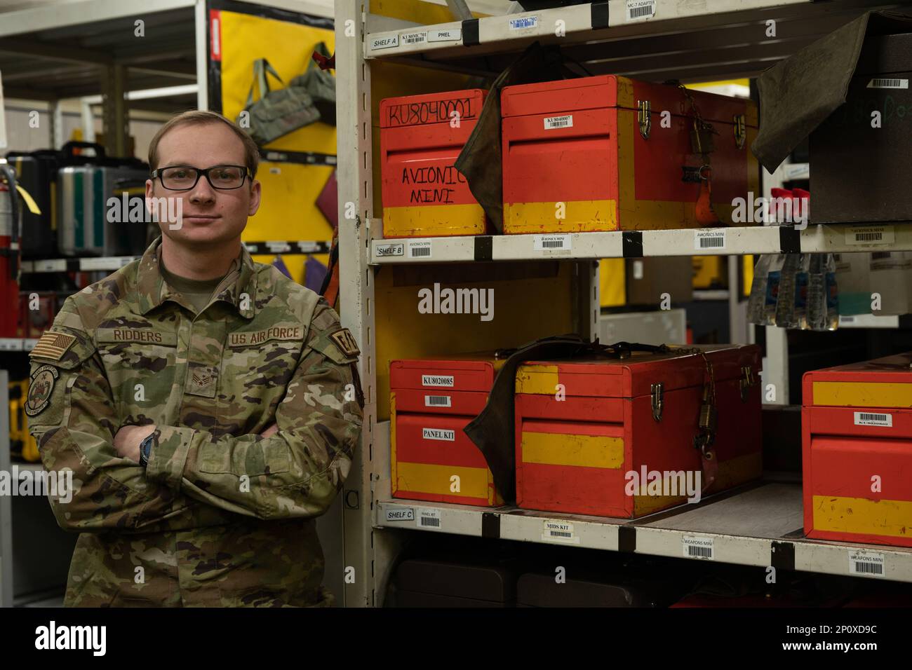 Senior Airman Joseph Ridders (left), 80th Fighter Generation Squadron ...