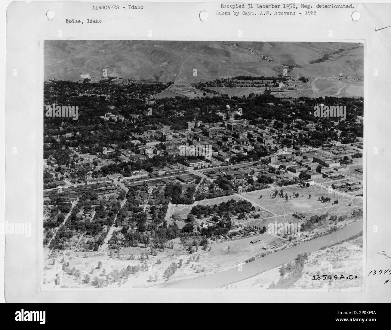Boise aerial Black and White Stock Photos & Images - Alamy