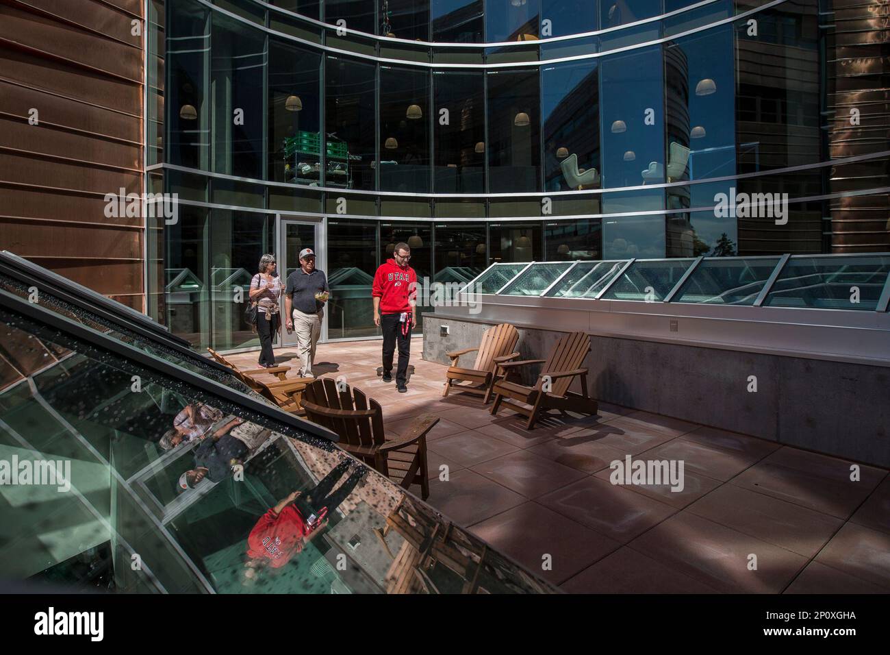 University of Utah graduate student Aaron Dessin, right, who lives in ...