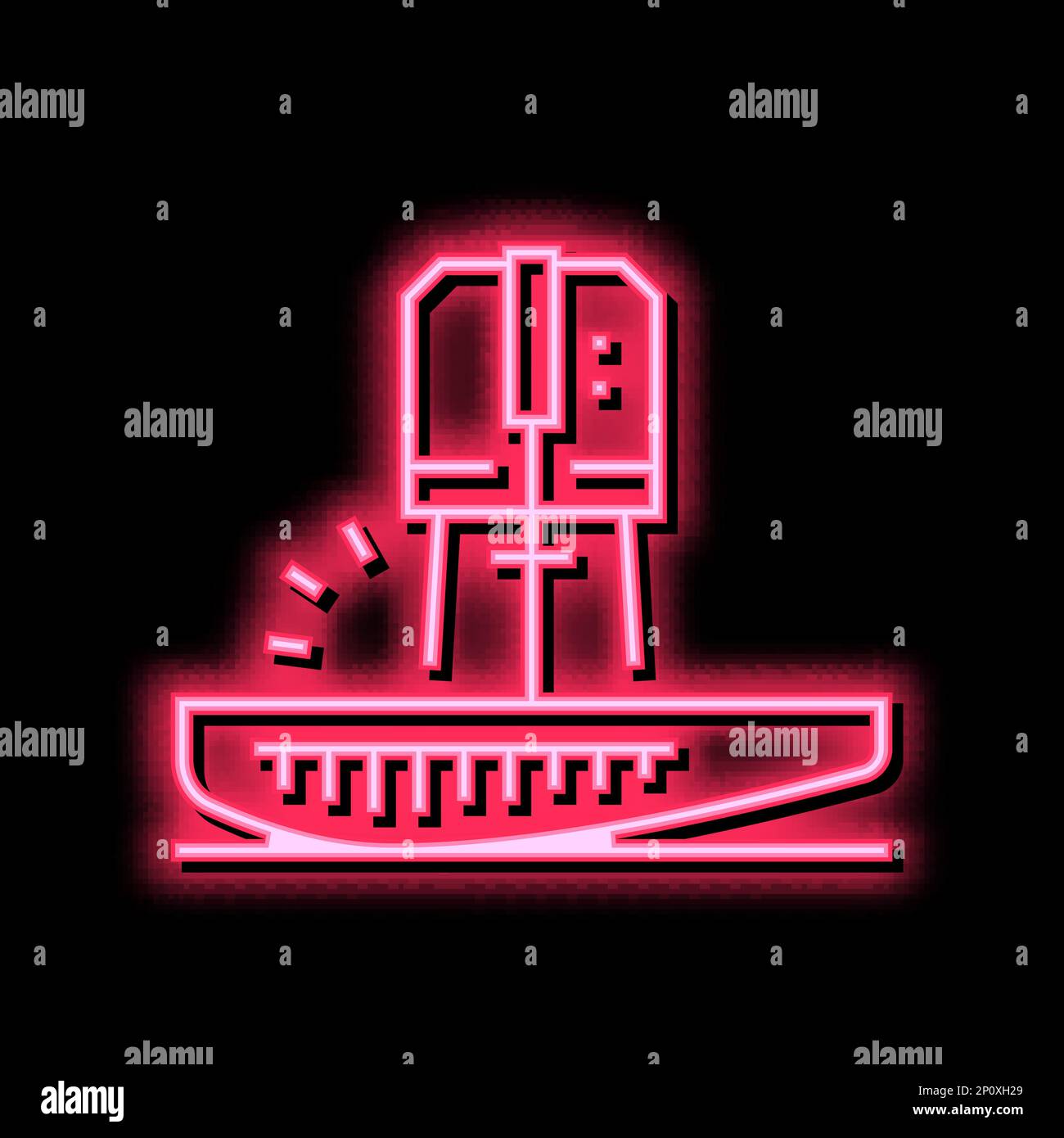 tuna fish cut neon glow icon illustration Stock Vector Image & Art - Alamy