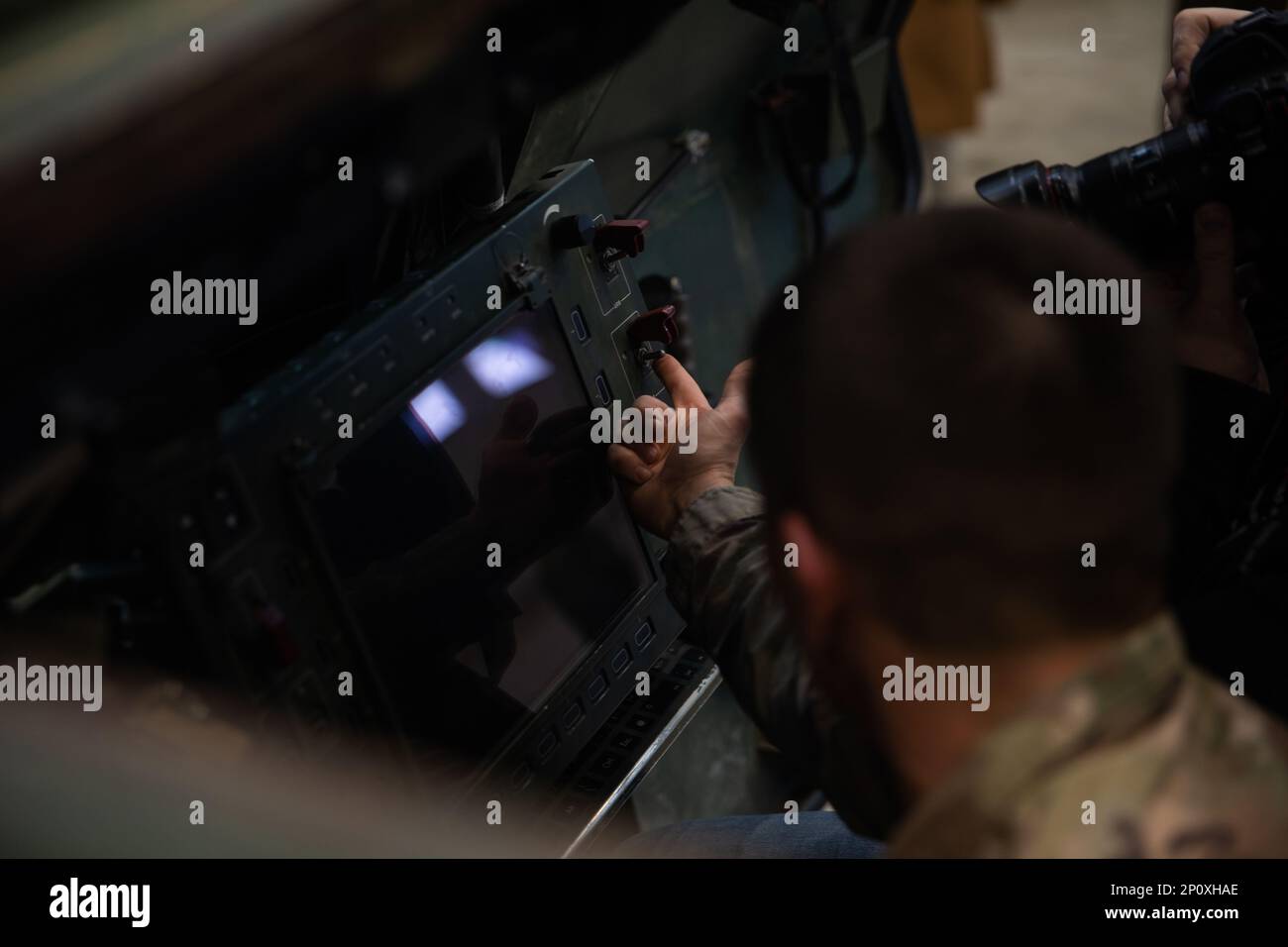 U.S. Army Staff Sgt. John Barnes, a multiple launch rocket system ...