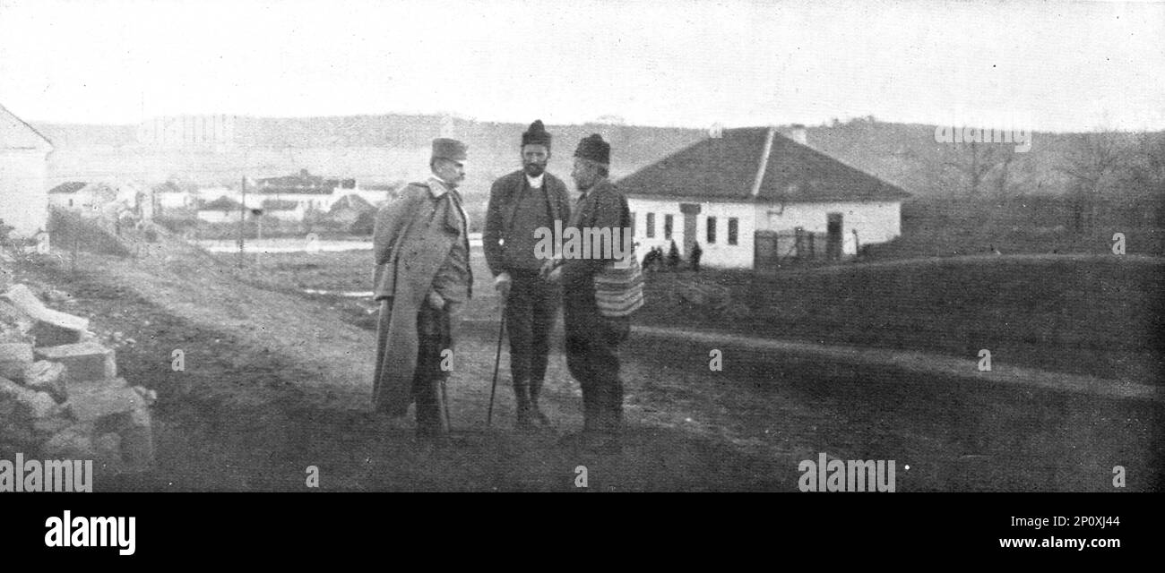 ''La Serbie Victorieuse; Le voivode Mitchich, entrant vainqueur dans ...