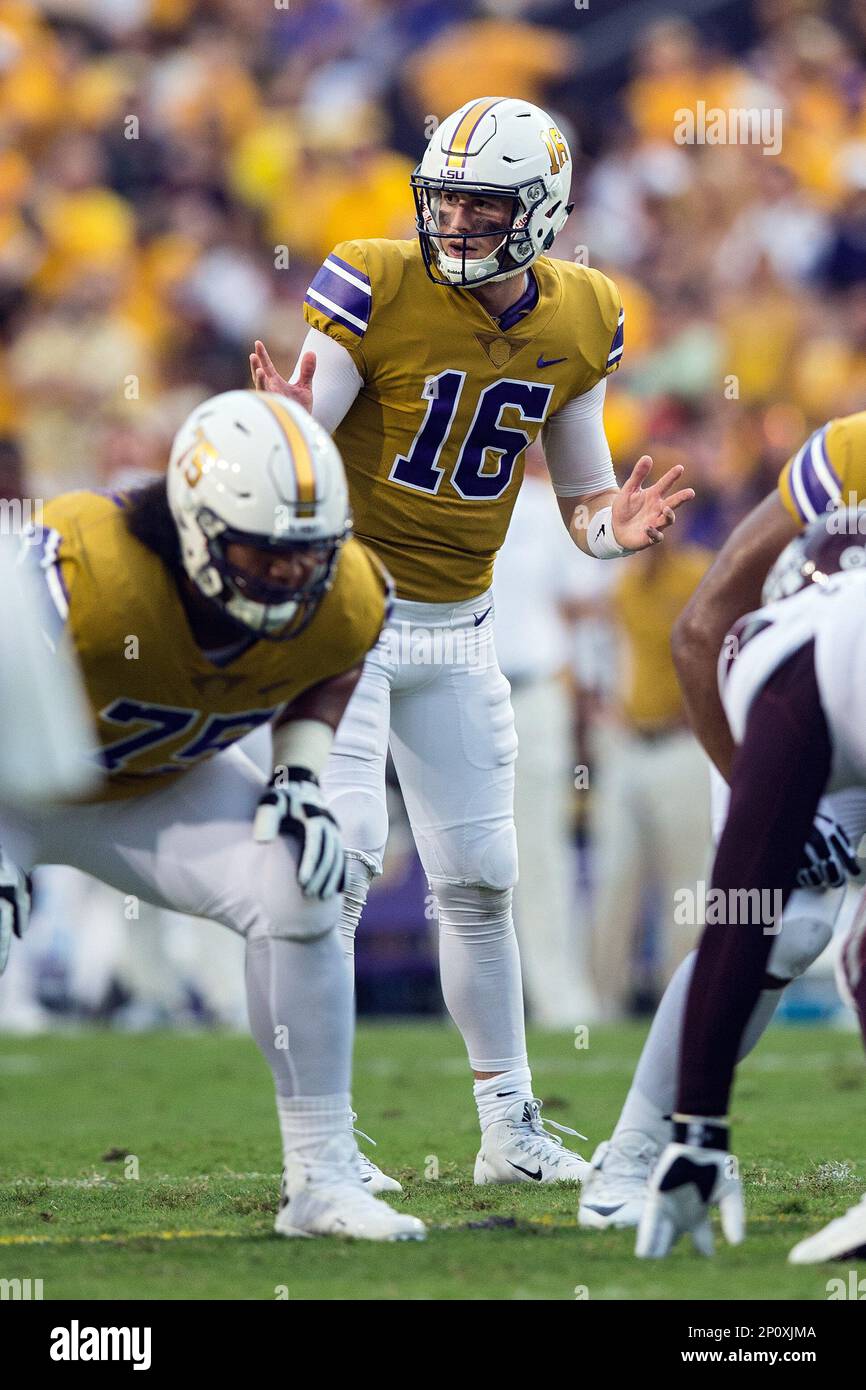 17 September 2016: Mississippi State Bulldogs at LSU Tigers; LSU Tigers ...
