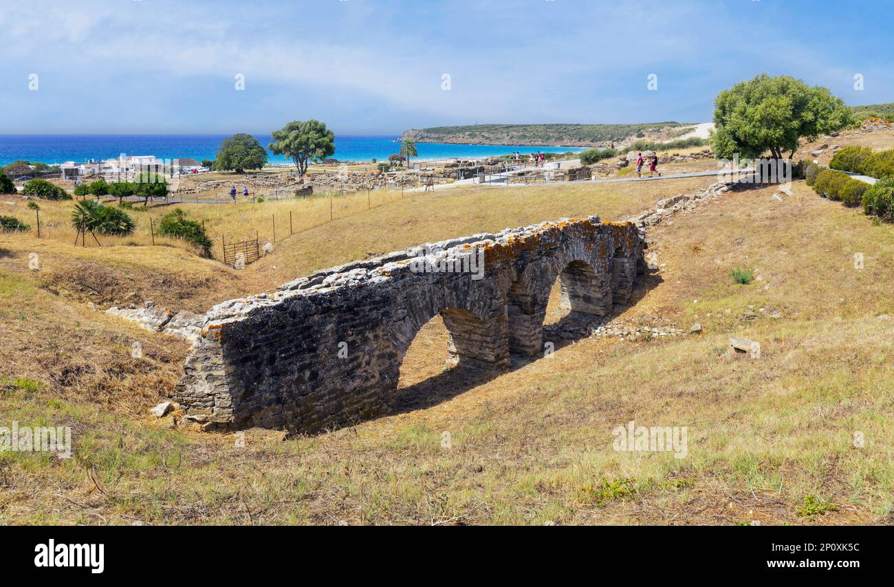 Roman ruins of Baelo Claudia at Bolonia, Cadiz Province, Costa de la ...