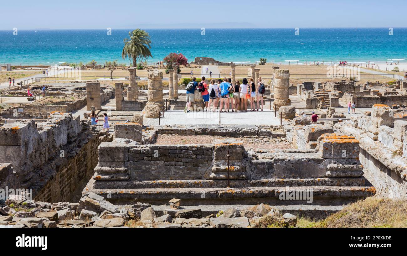 Roman ruins of Baelo Claudia at Bolonia, Cadiz Province, Costa de la ...