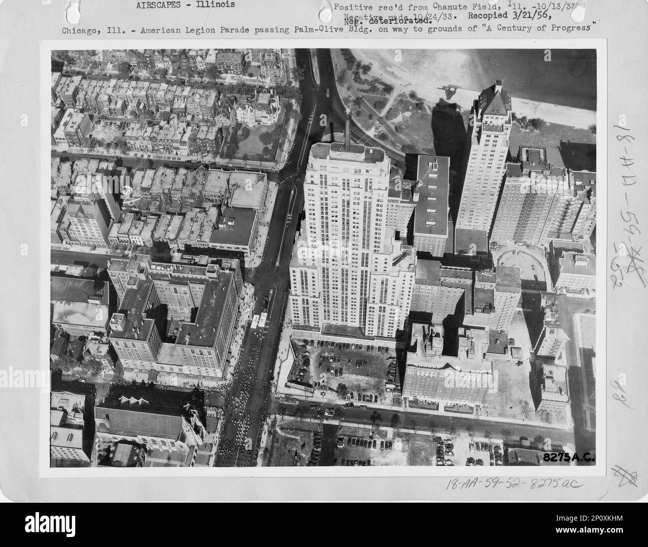 Illinois - Chicago, Aerial Photograph Stock Photo - Alamy