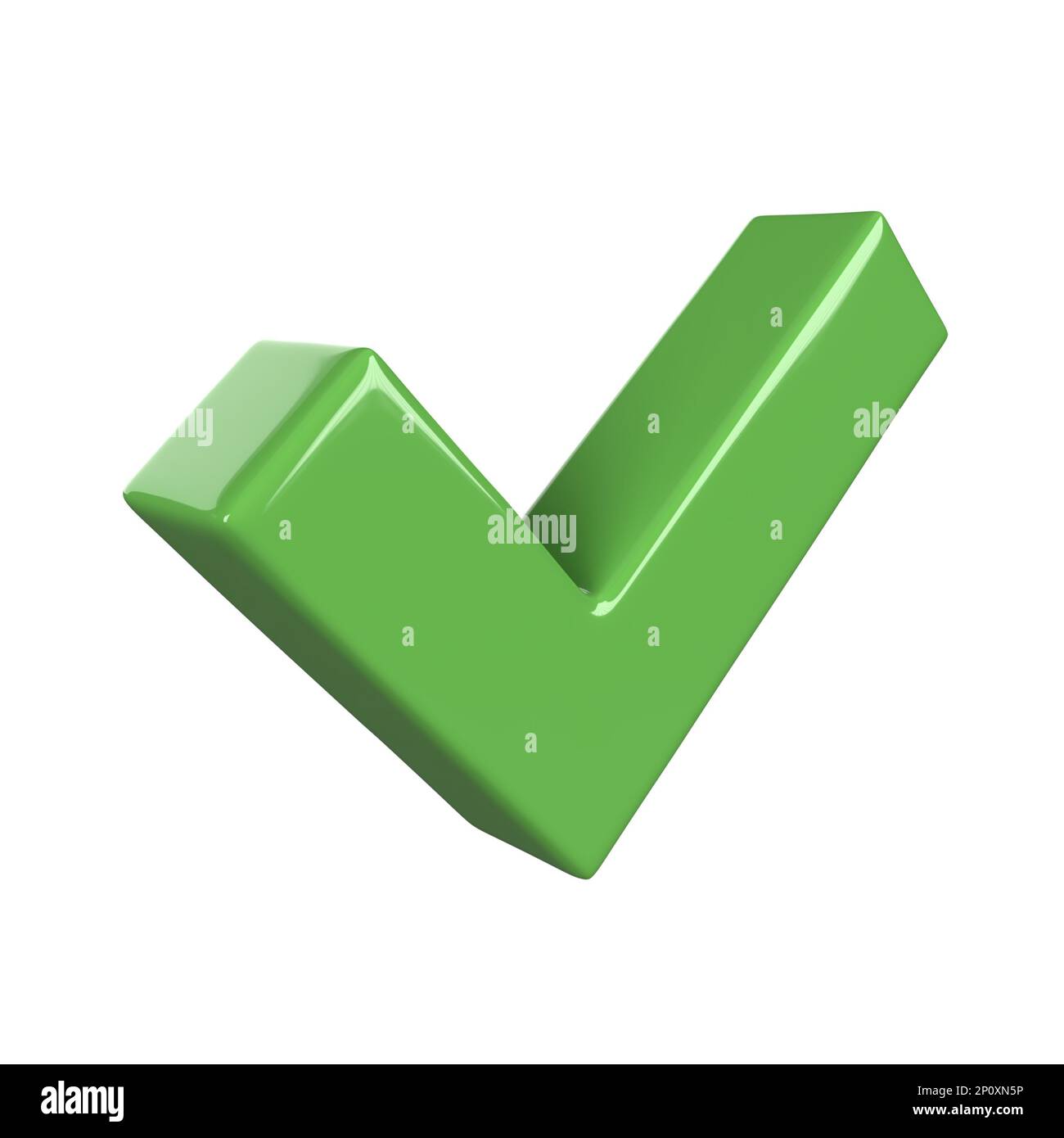 Yes confirmed approved ok correct sign 3d icon render illustration ...