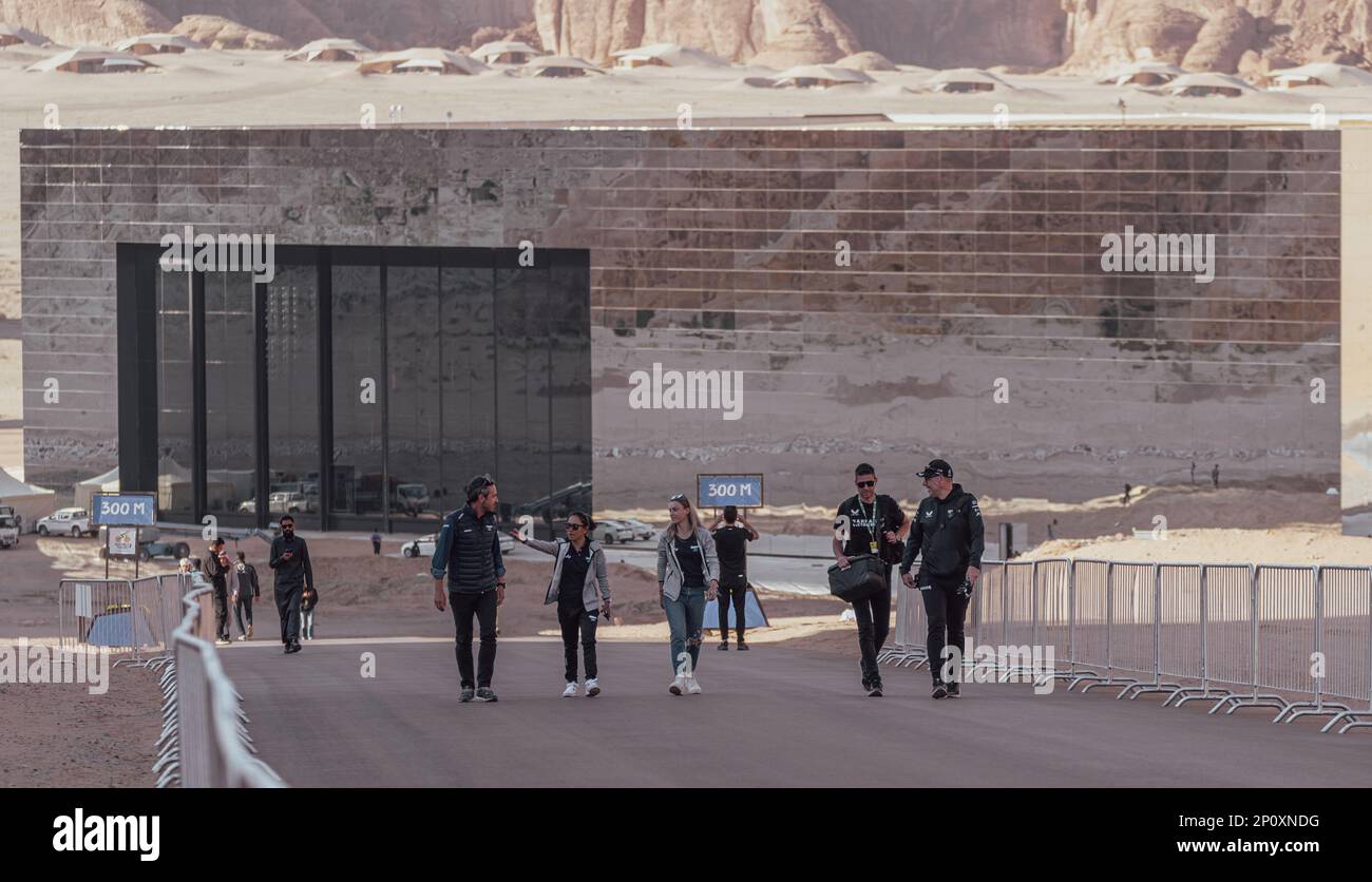 Saudi Tour in AlUla, Saudi Arabia Stock Photo - Alamy