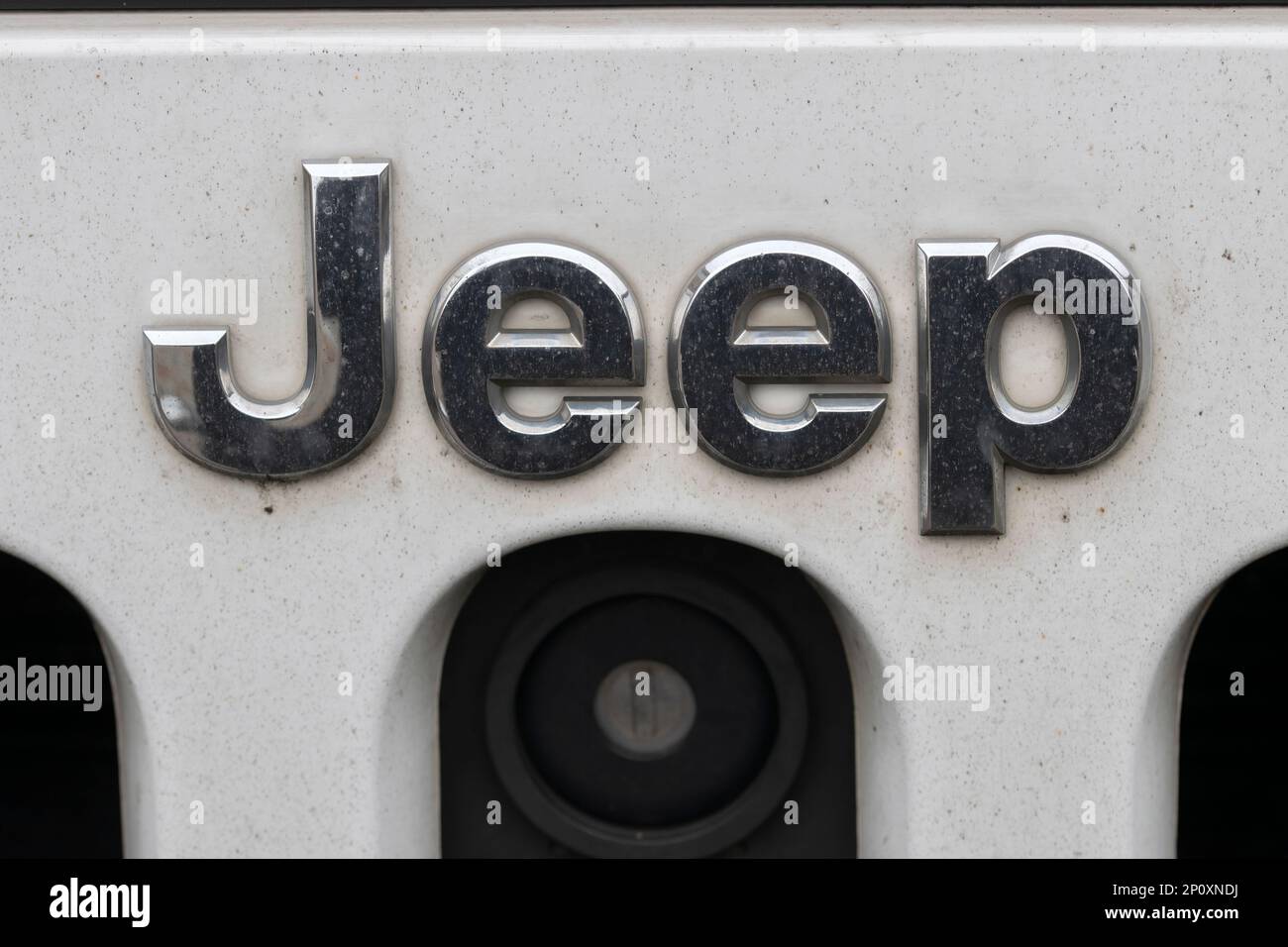 Jeep Car Logo At Amsterdam The Netherlands 22-2-2023 Stock Photo - Alamy