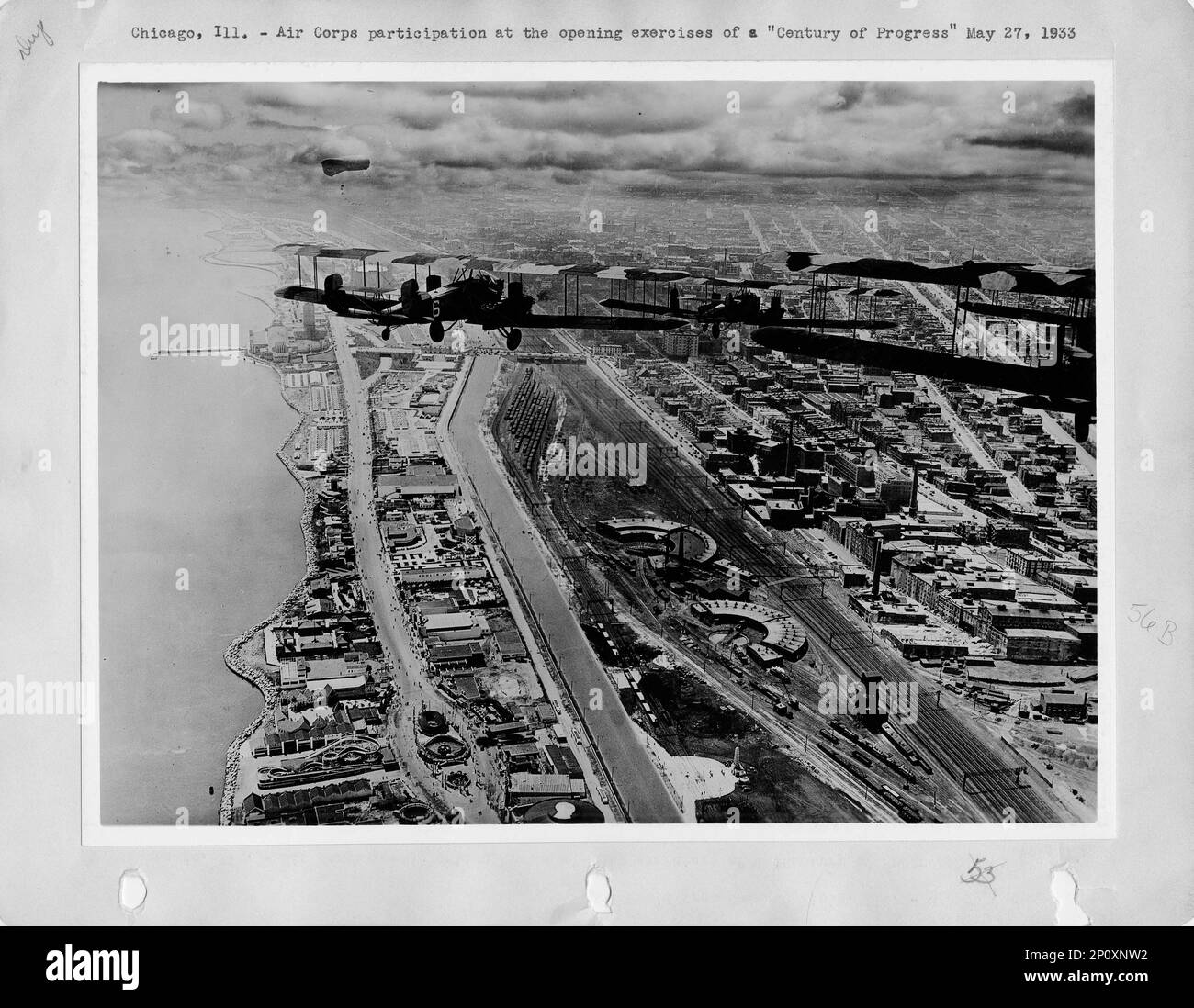 Illinois - Chicago, Aerial Photograph Stock Photo - Alamy