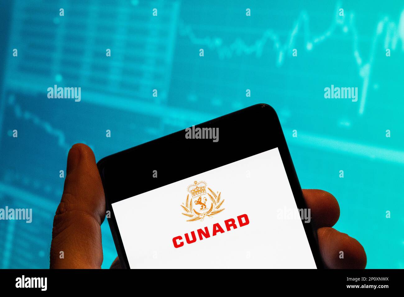 Cunard logo hi-res stock photography and images - Alamy
