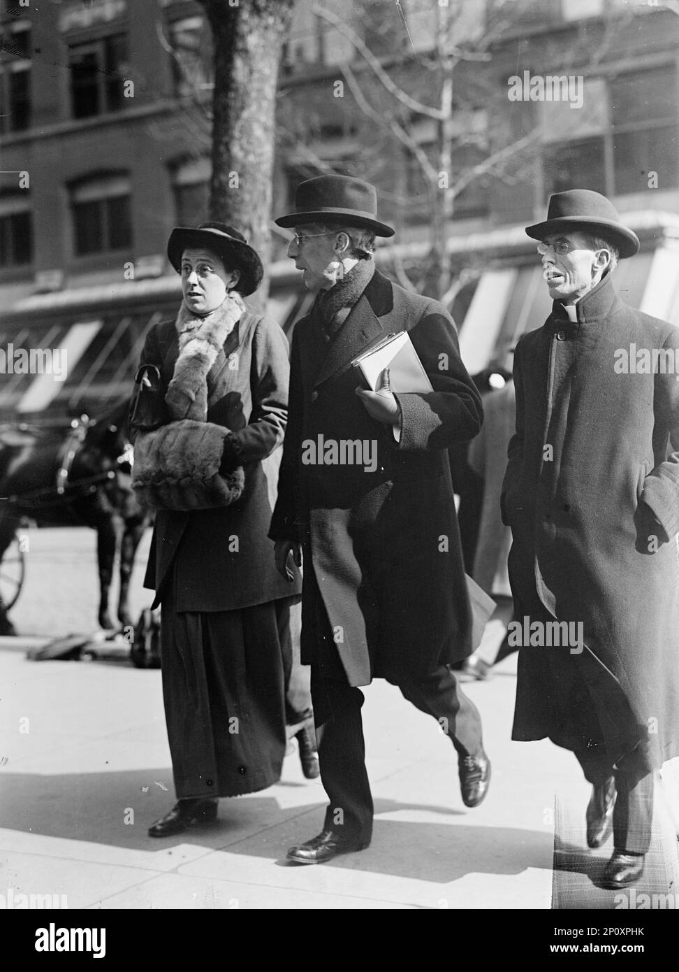 The Rev. Dr. G. Campbell Morgan of England - Center, 1914. British ...