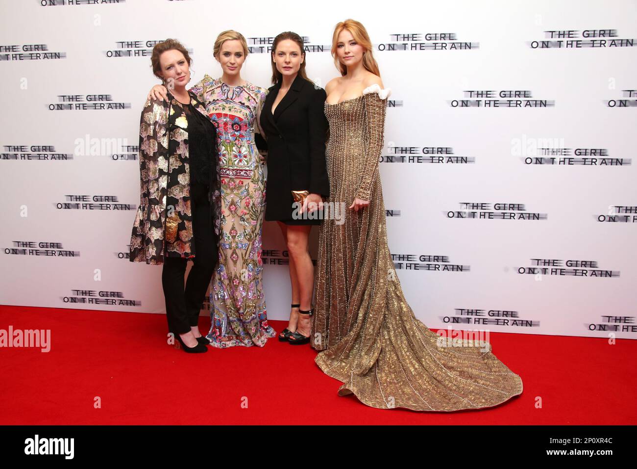 Actors, from right, Haley Bennett, Rebecca Ferguson, Emily Blunt and ...