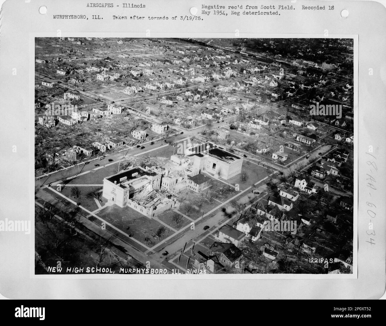 Illinois - Murphysboro, Aerial Photograph Stock Photo - Alamy