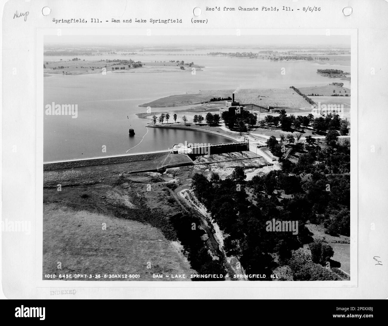 Illinois - Springfield, Aerial Photograph Stock Photo - Alamy