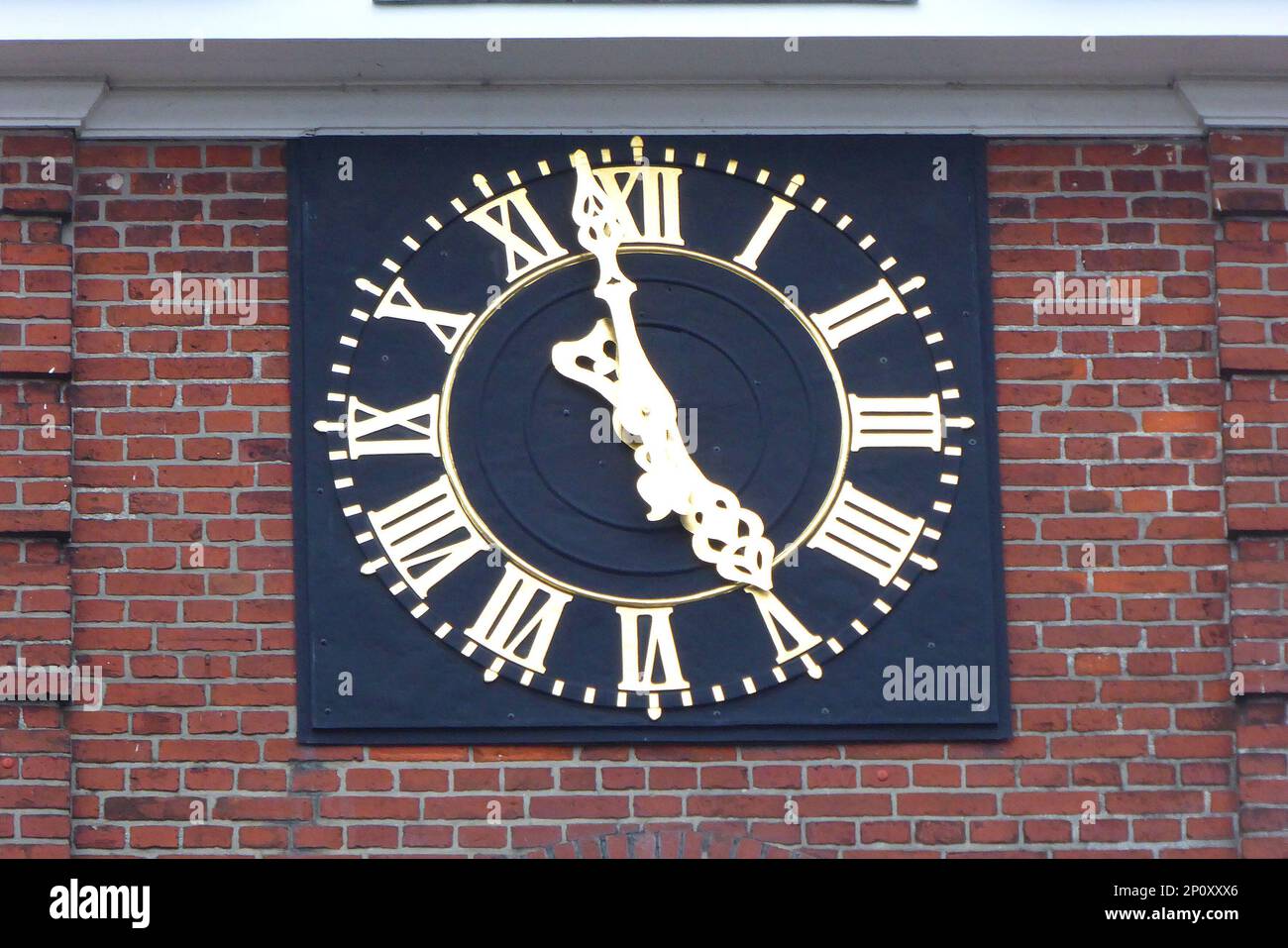 Uhr / Kirchturm / Kirchturmuhr / Turret Clock / Tower Clock Stock Photo ...