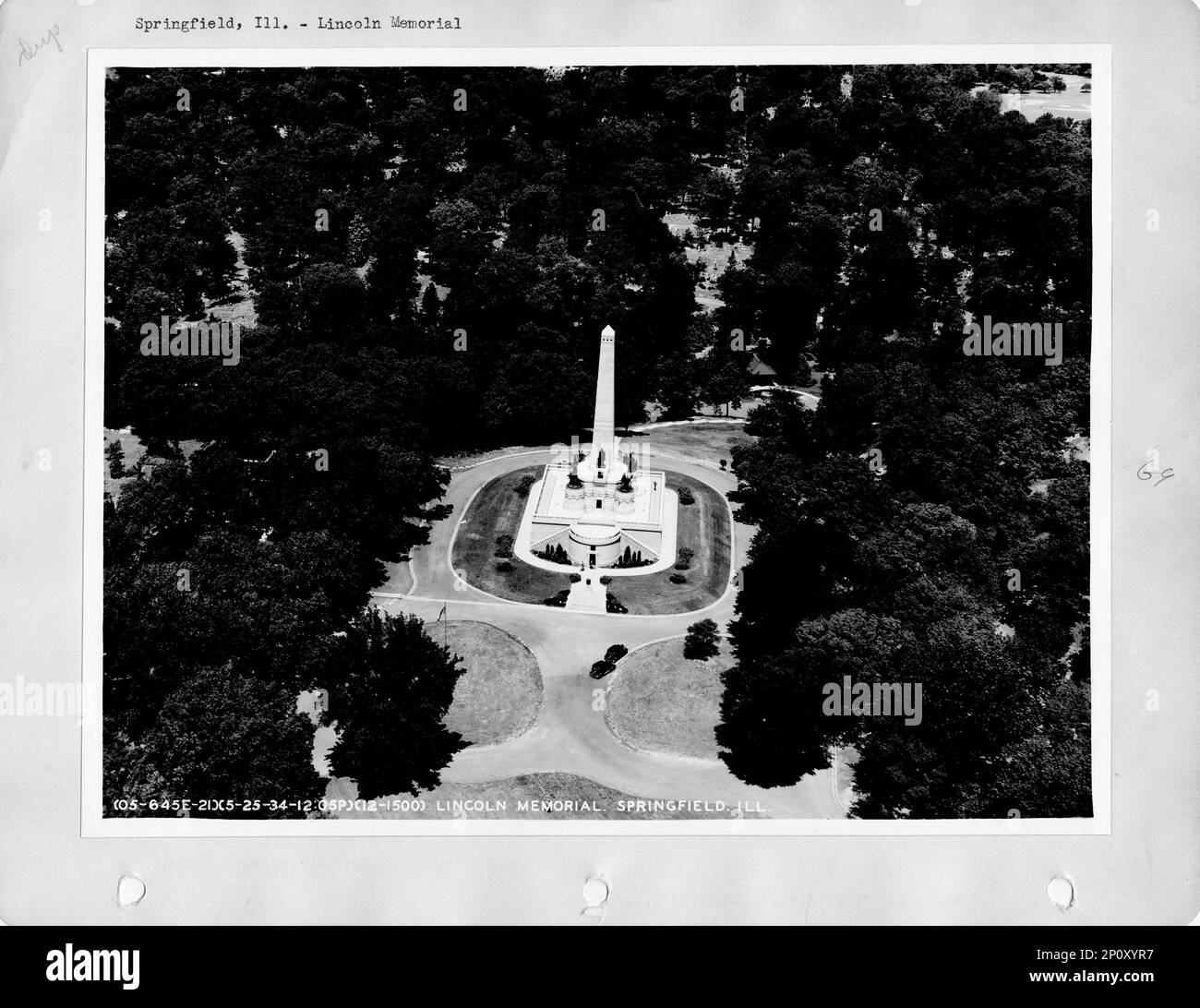 Illinois - Springfield, Aerial Photograph Stock Photo - Alamy