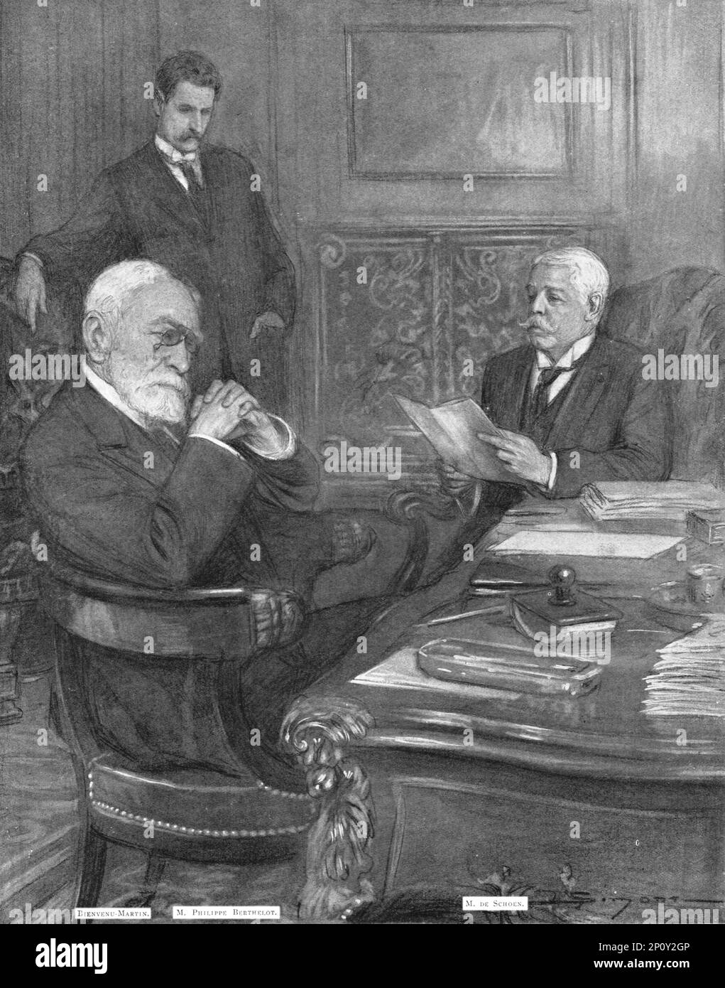 ''La note verbale a la France; l'Ambassadeur d'Allemagne au quai d ...