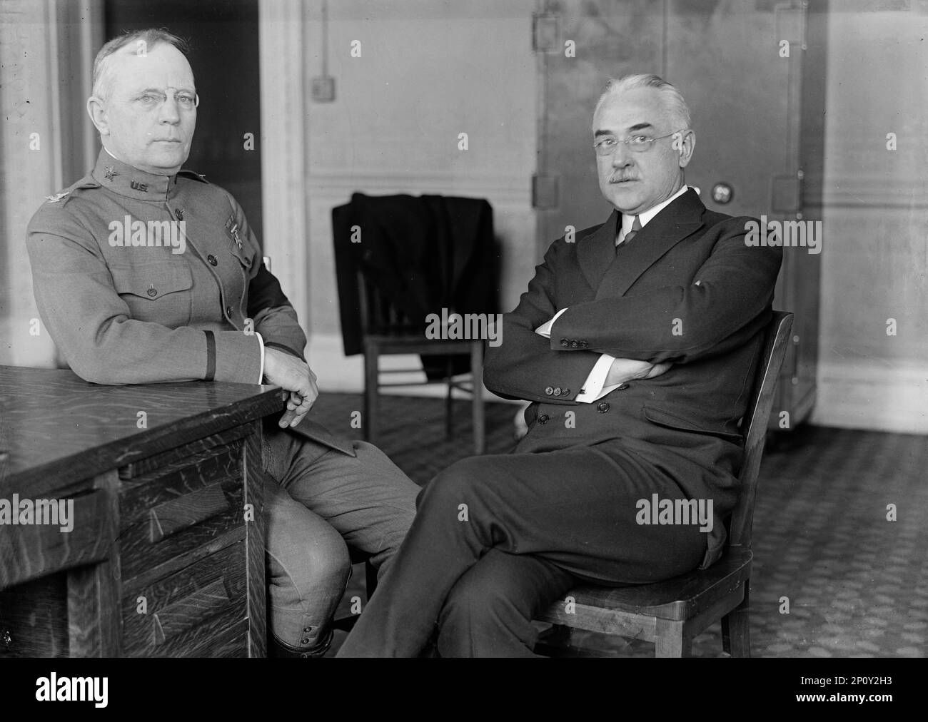 Colonel Palmer Eddy Pierce, U.S. Army.; Director of Purchases. Left ...