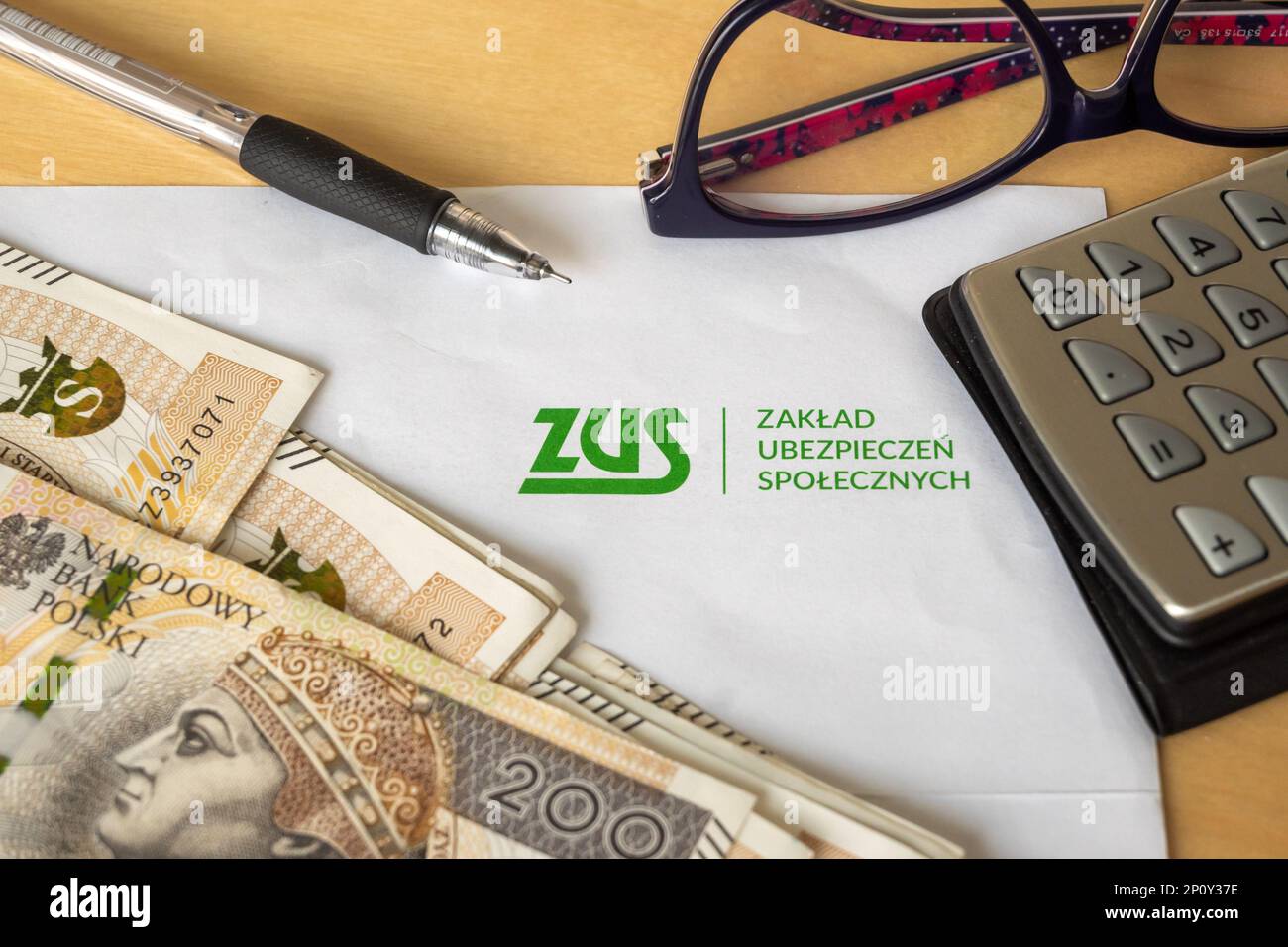 Gdansk, Poland - March 3, 2023: ZUS (National Social Insurance Company ...