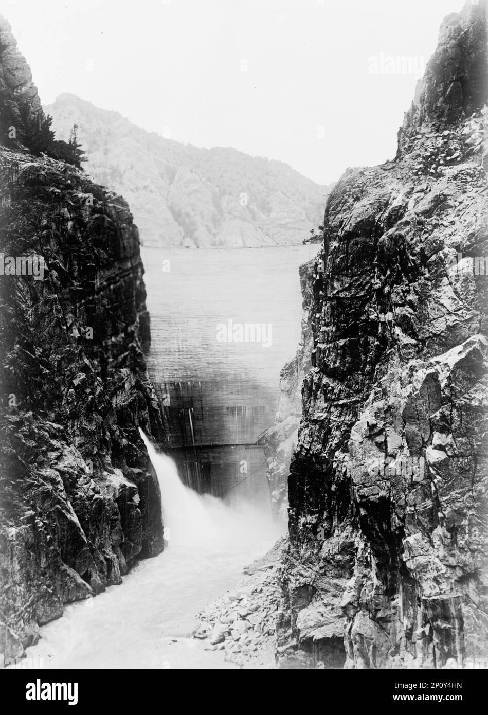 Bureau of Reclamation - Shoshone Dam, Wyoming, Highest in World, 1912 ...