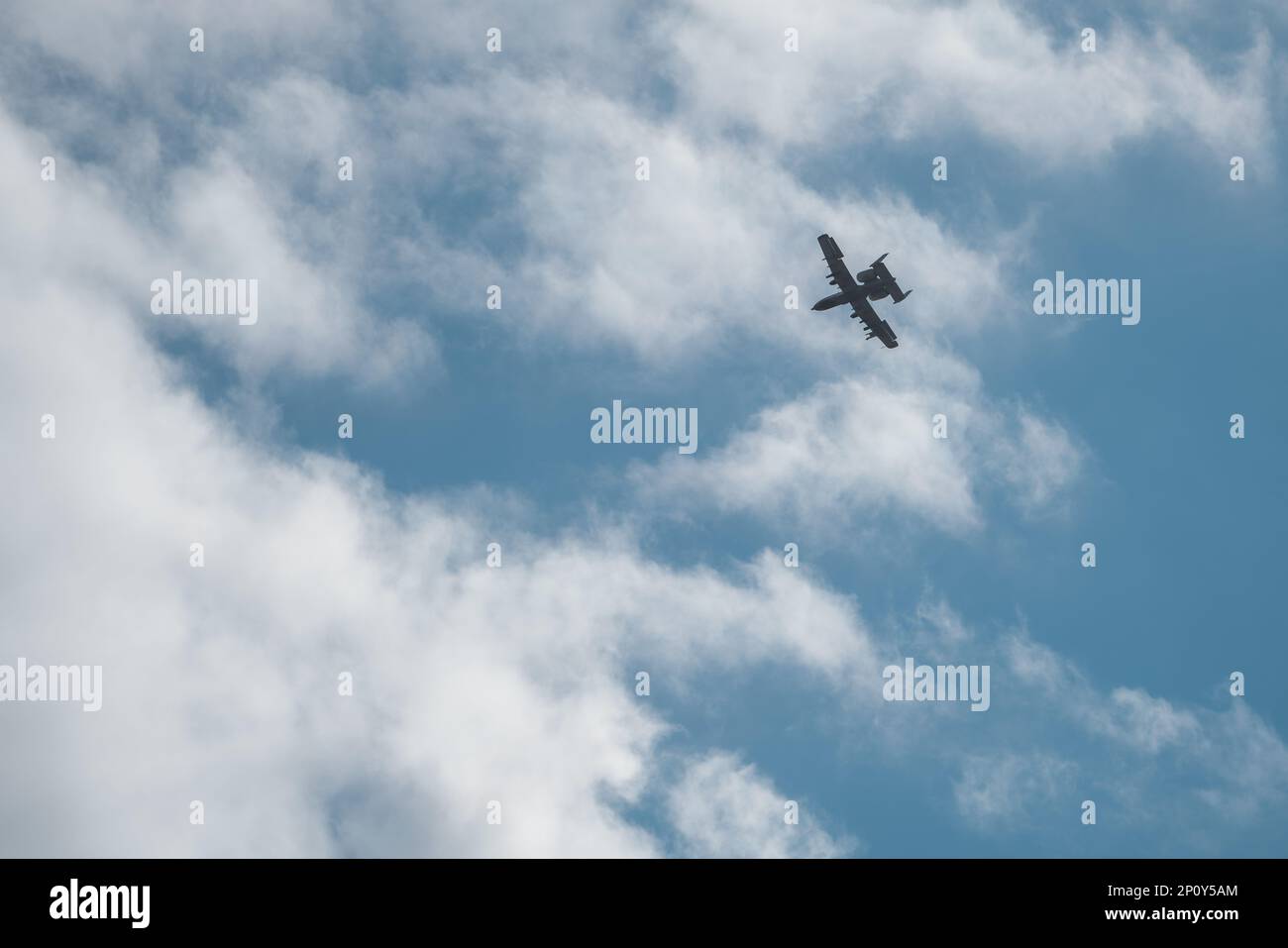 An A-10 Thunderbolt II aircraft assigned to the 122nd Fighter Wing ...