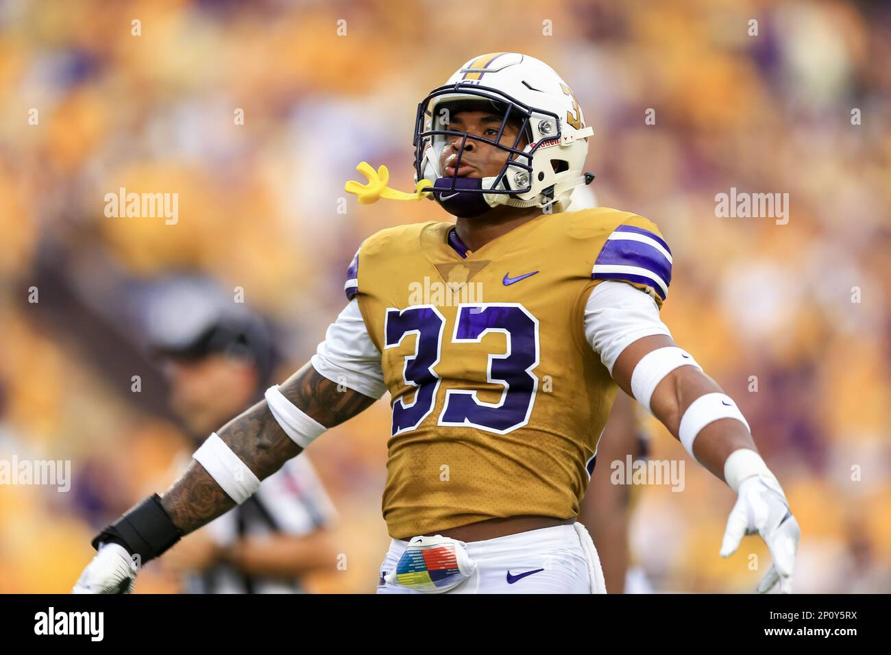 September 17, 2016: LSU Tigers safety Jamal Adams (33) during the game ...