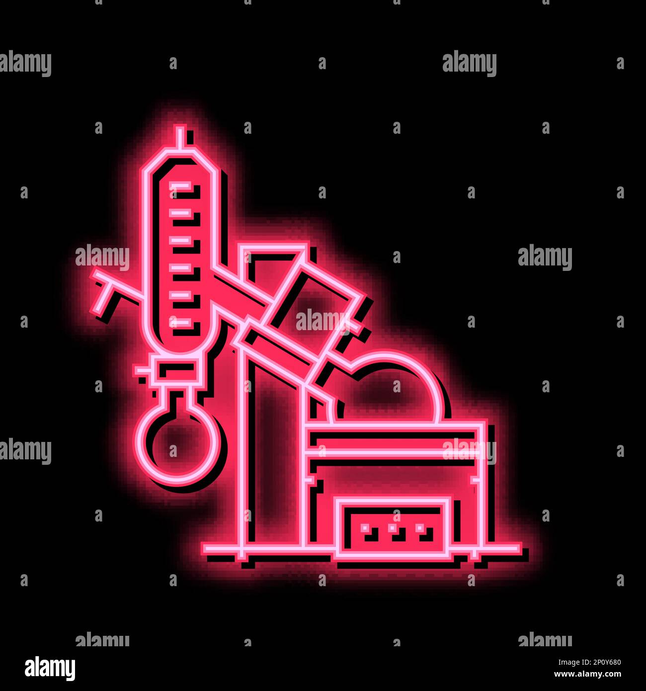 vacuum evaporator neon glow icon illustration Stock Vector Image & Art - Alamy