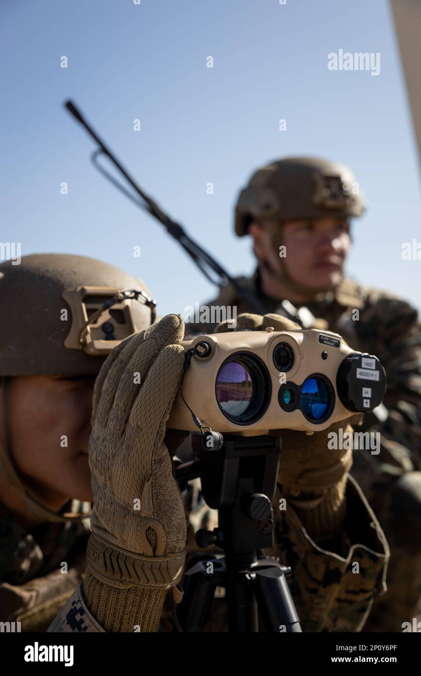 U.S. Marine Corps Cpl. Nathaniel Soto (left), a fire support man, and ...