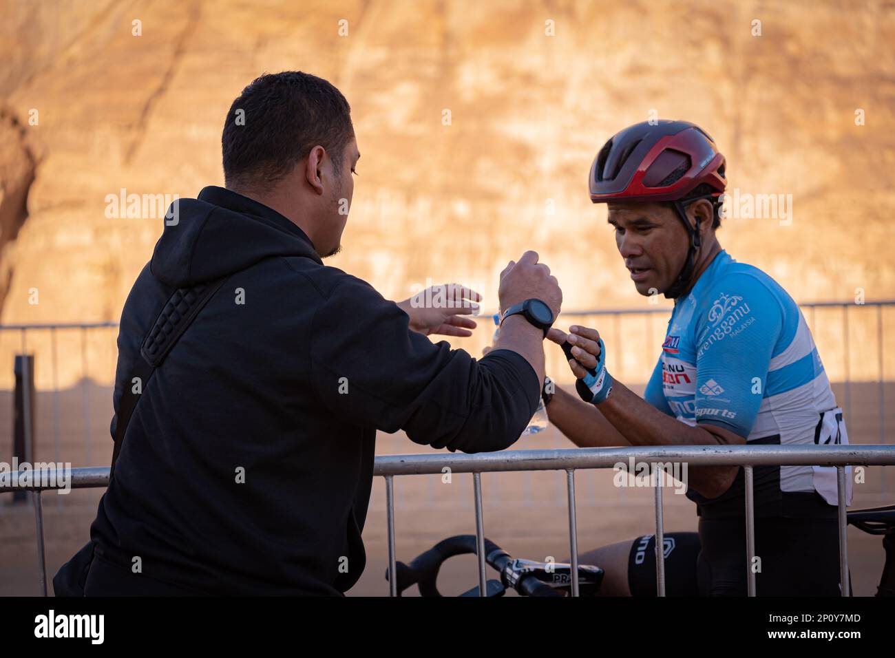 Saudi Tour in AlUla, Saudi Arabia Stock Photo - Alamy