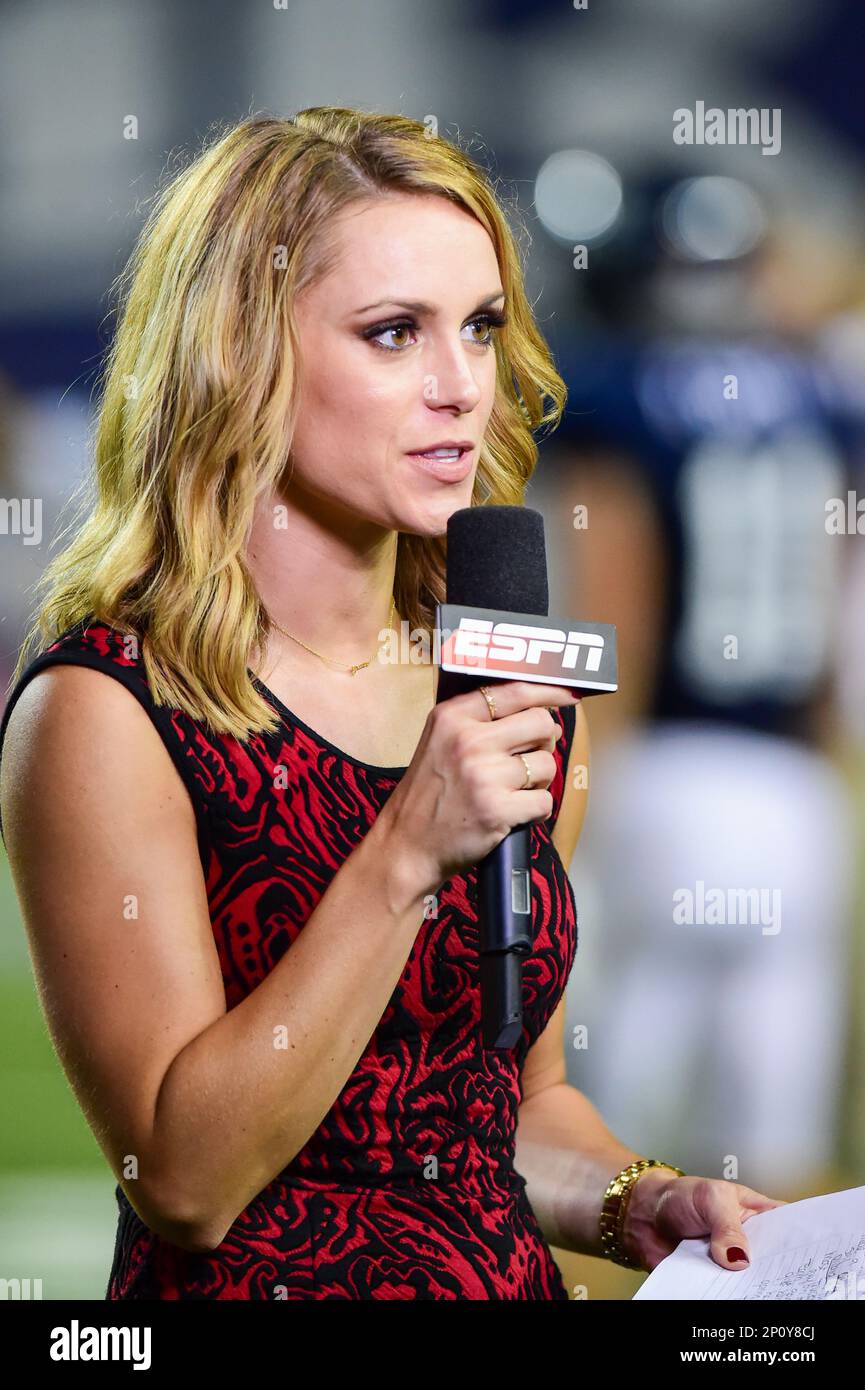September 16, 2016: ESPN sideline reporter Molly McGrath during the ...