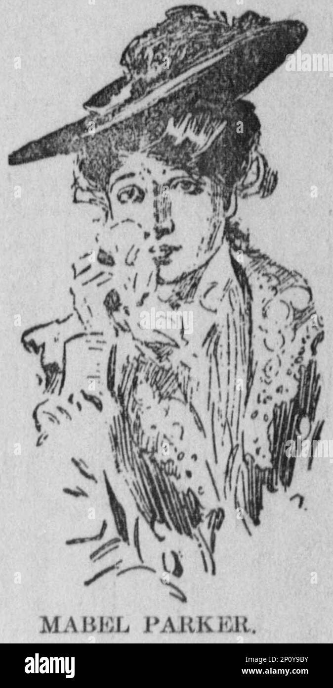 In 1903, Mabel Parker was arrested on multiple counts of forgery Stock Photo - Alamy