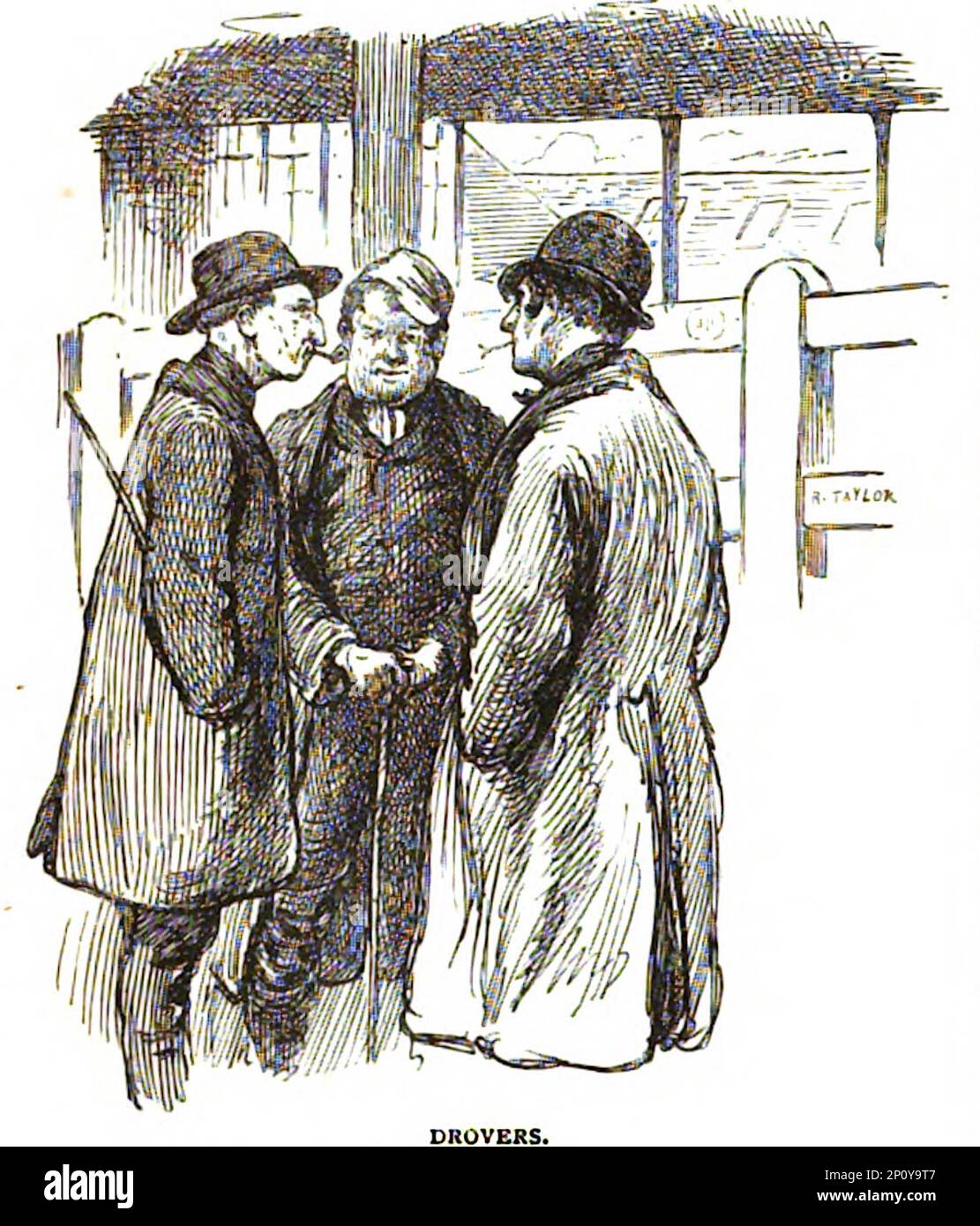 Cattle drovers Cut Out Stock Images & Pictures - Alamy