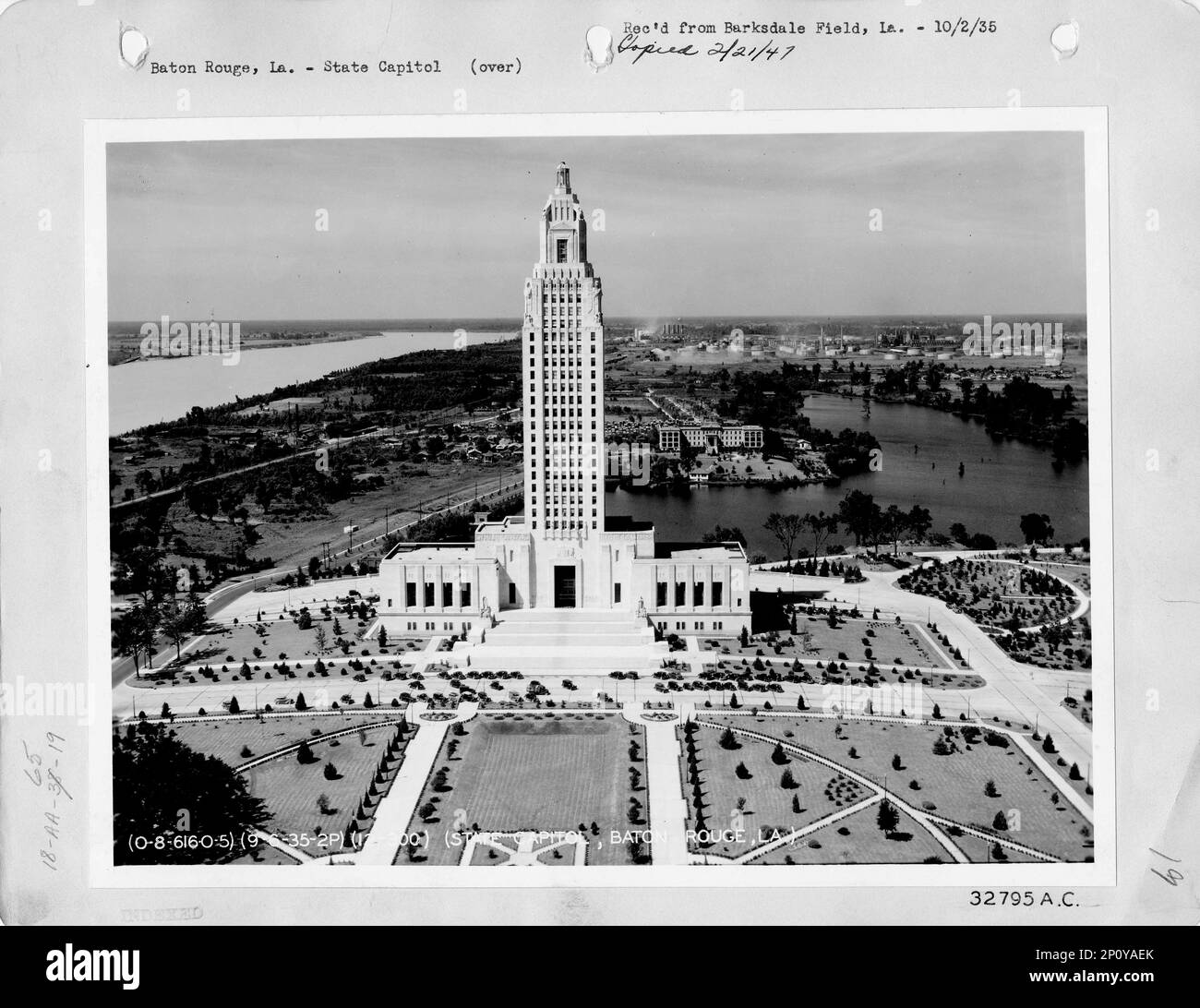 Louisiana - Baton Rouge, Aerial Photograph Stock Photo - Alamy