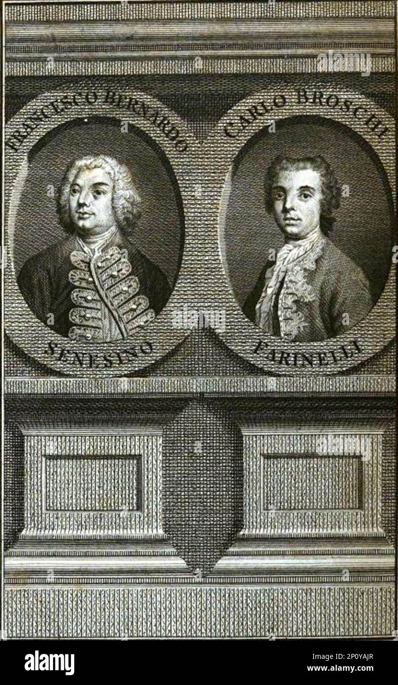 Senesino and Farinelli Stock Photo - Alamy