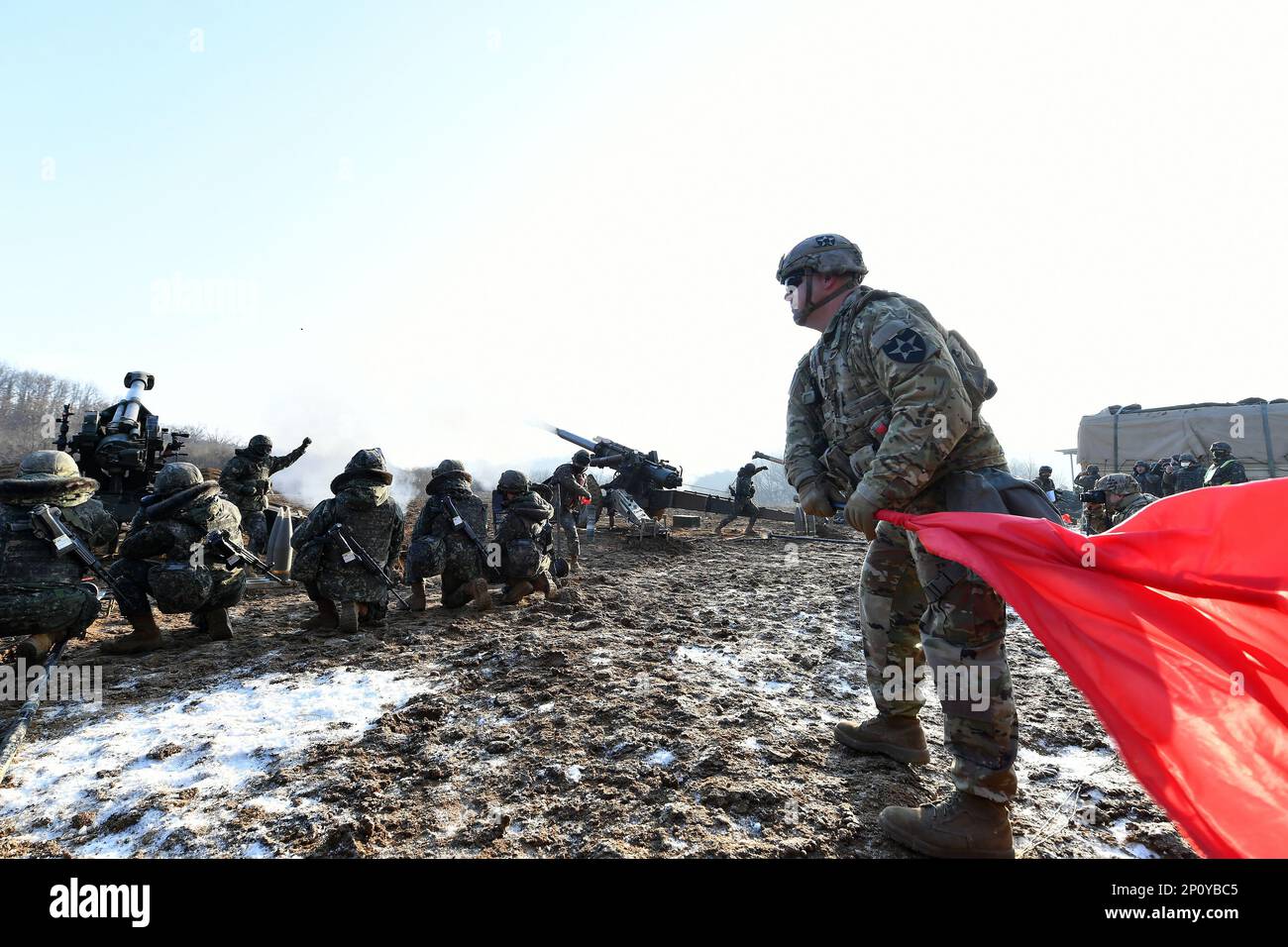 South Korea's 28th Infantry Division, Artillery Brigade, U.S 2nd ...