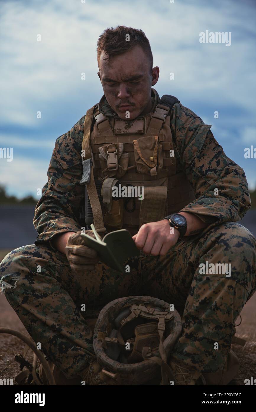 U.S. Marine Corps Lance Cpl. Jonathan Merryman, grenadier, 3rd ...