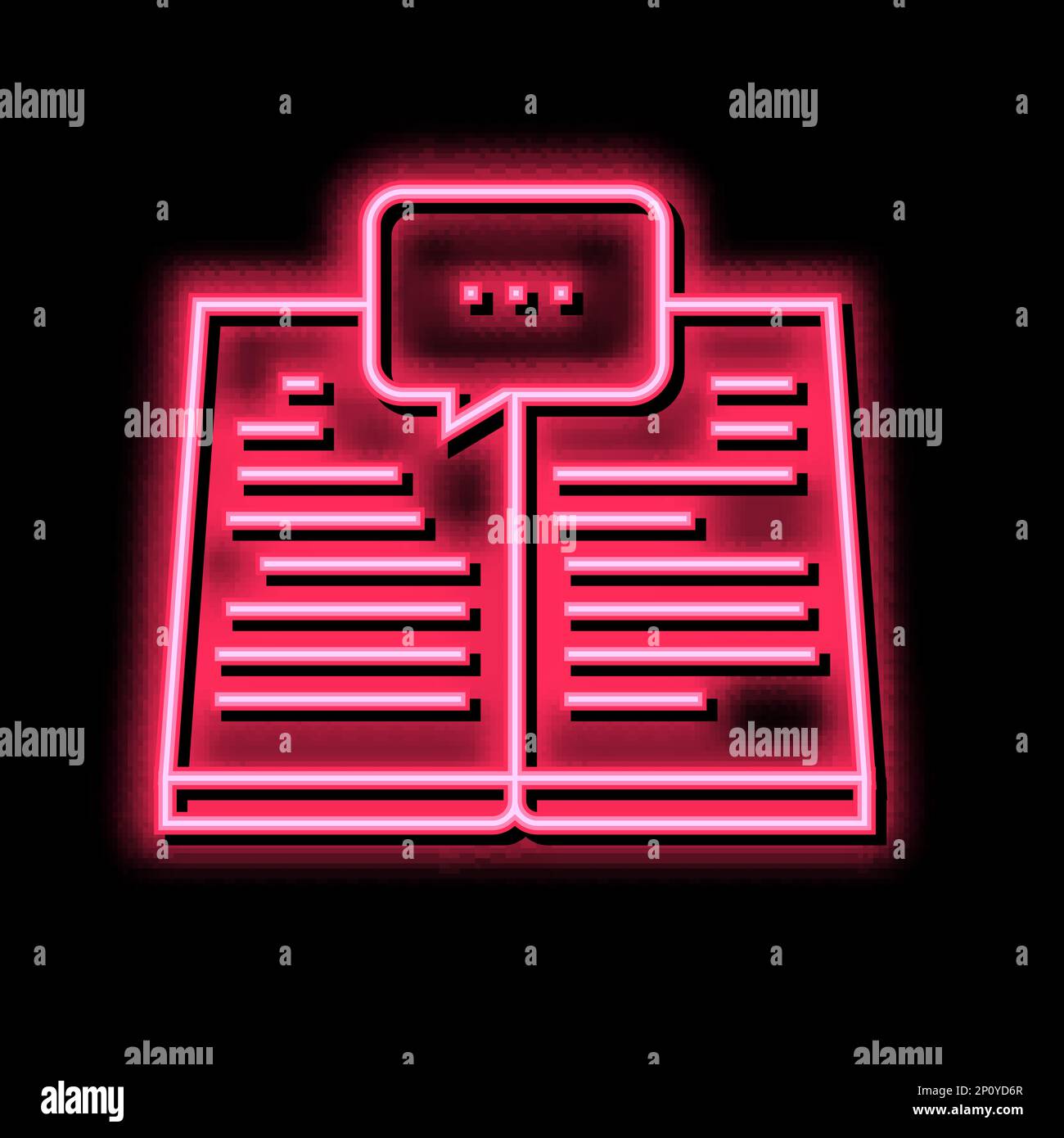 reading book neon glow icon illustration Stock Vector Image & Art - Alamy