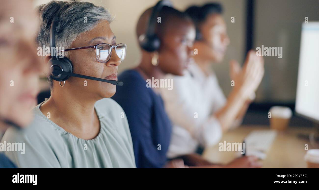 Senior woman phone call night hi-res stock photography and images - Alamy