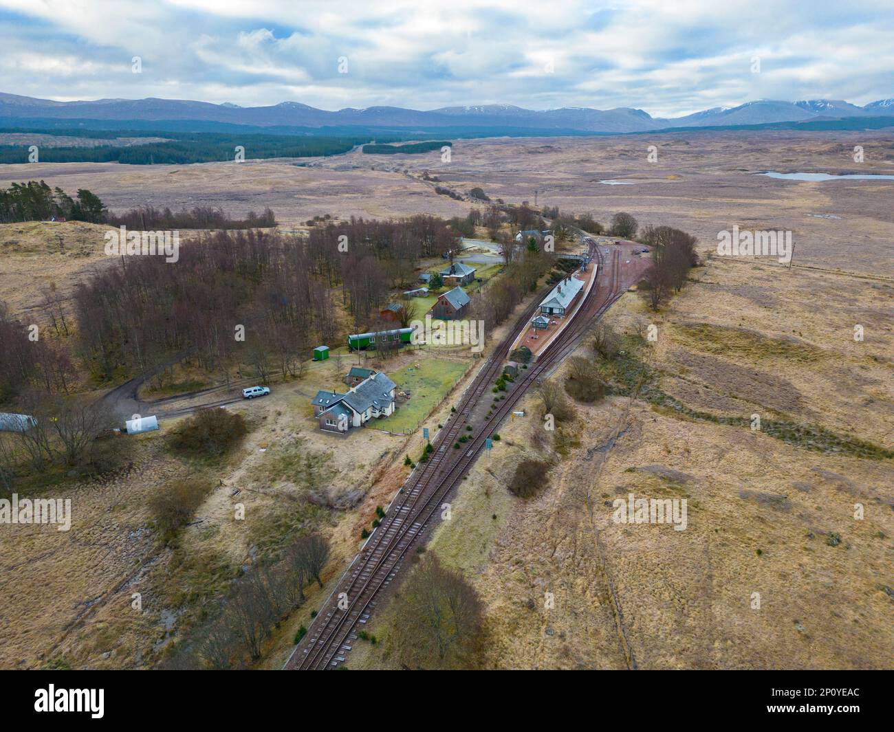 West highland railway aerial hi-res stock photography and images - Alamy