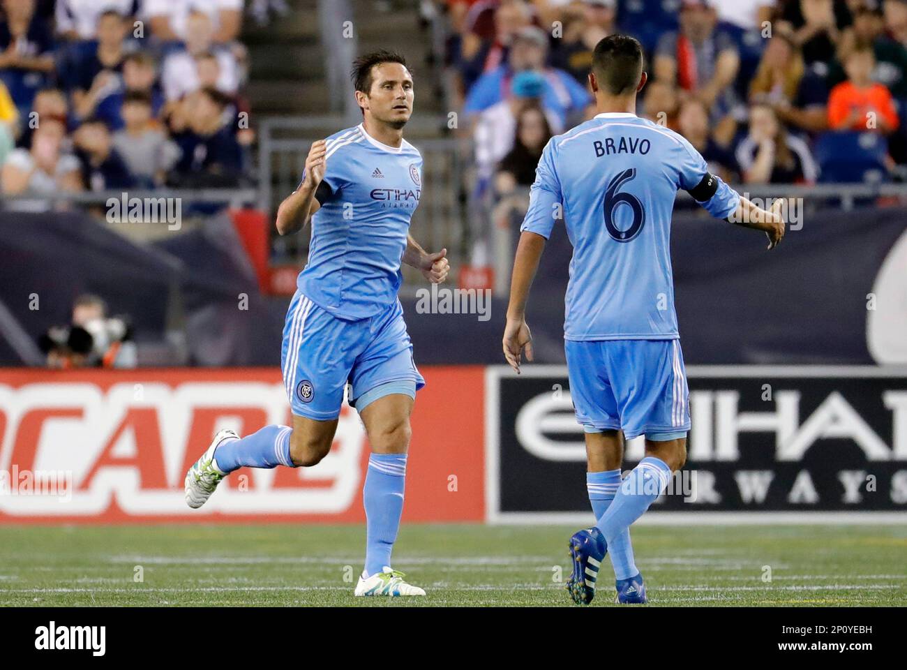 10 September 2016: New York City FC midfielder Federico Bravo (6 ...