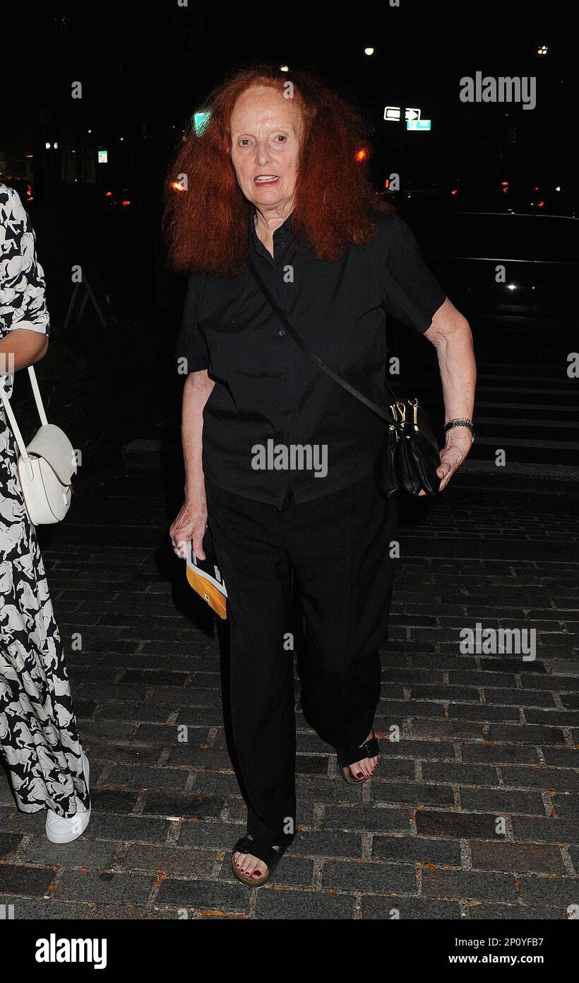 Photo by: Demis Maryannakis/STAR MAX/IPx9/10/16Grace Coddington is seen in New York City Stock ...