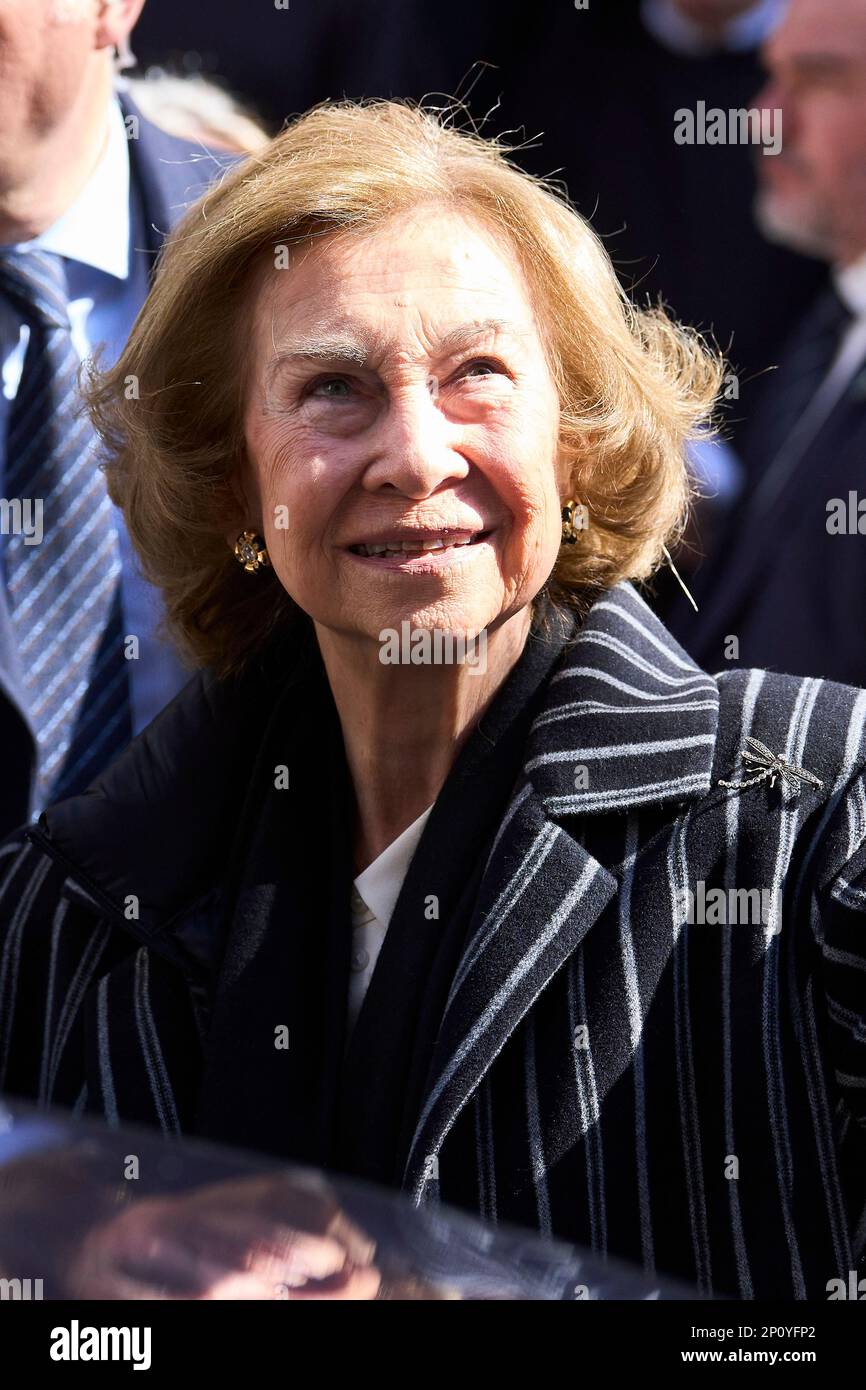 Madrid. Spain. 20230303, The former Queen Sofia attends The Traditional ...