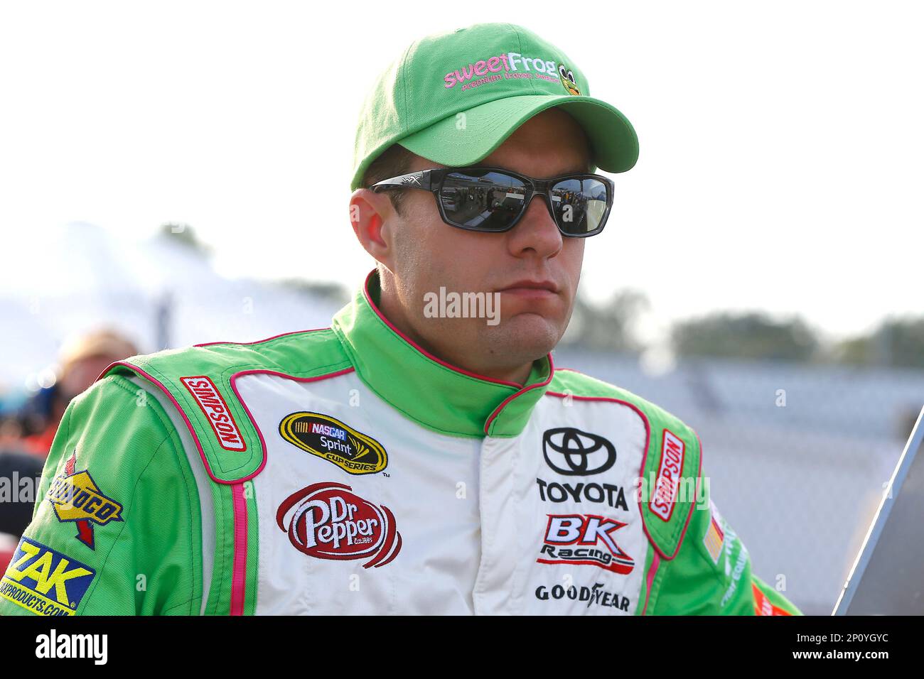 David Ragan during qualifying for the NASCAR Federated Auto Parts 400 ...